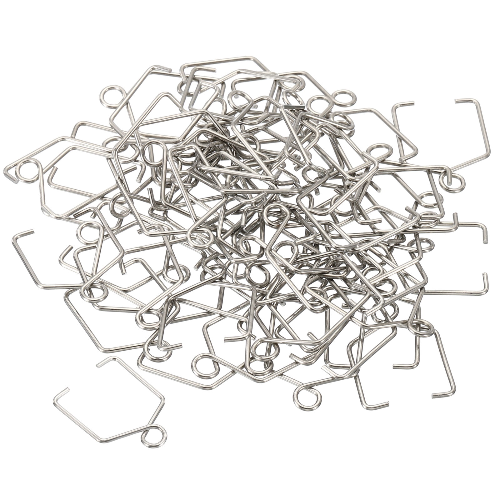 Uxcell 24mm L x 18mm W Chandelier Connector Clip Stainless Steel Buckle ...