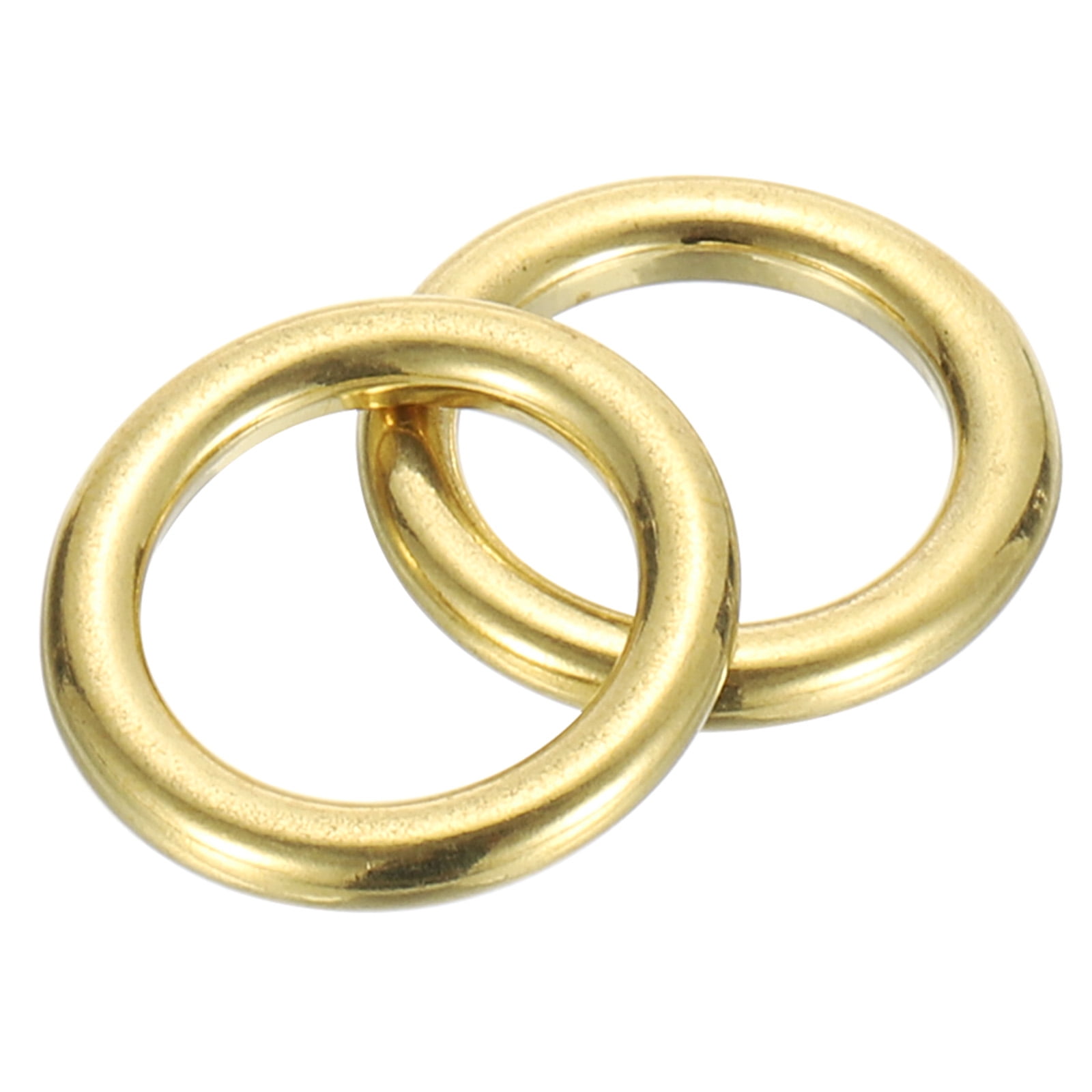Uxcell 24mm OD Copper O Ring, 2 Pcs Solid Copper Round Smooth Multi ...