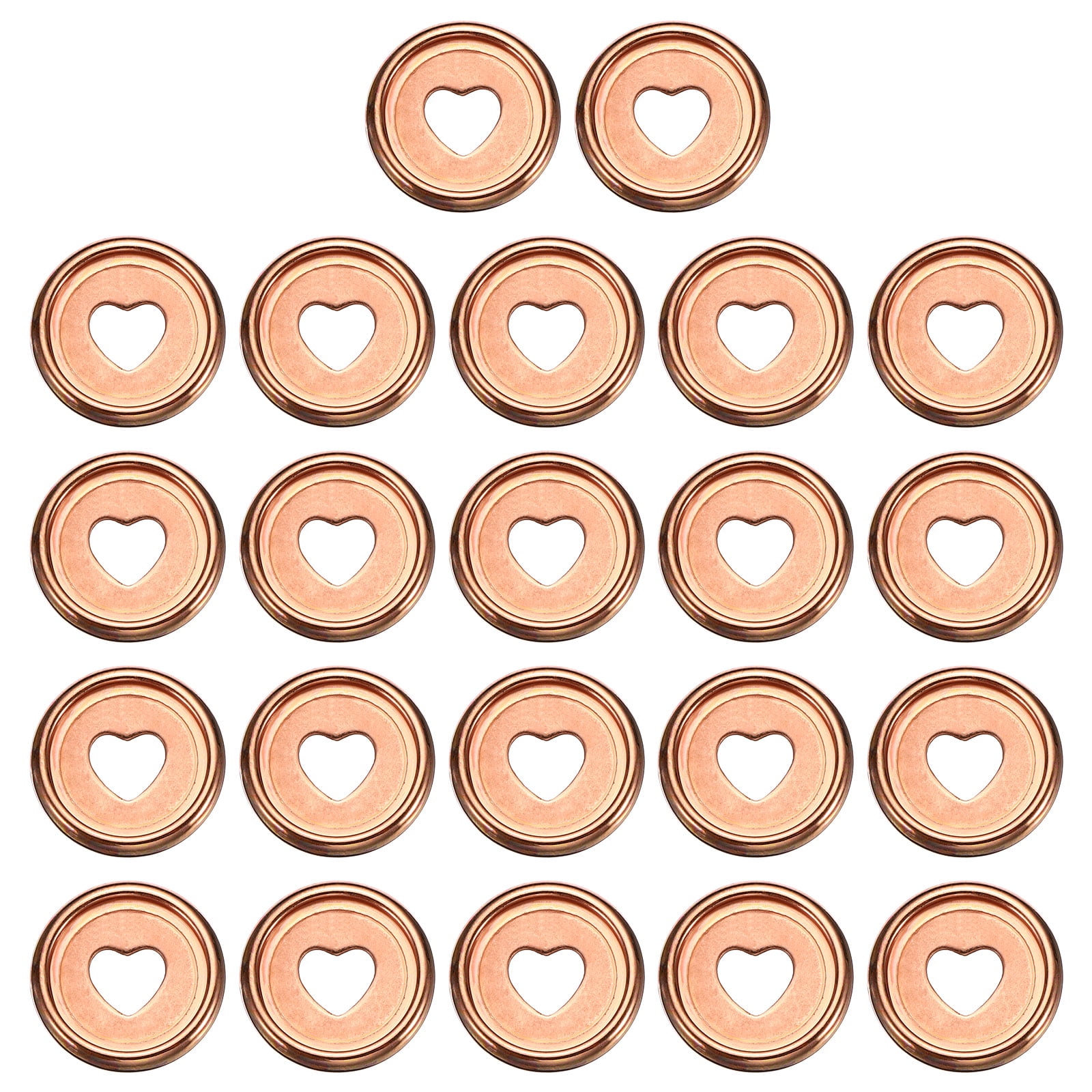 Uxcell 24mm Plastic Book Binding Discs Discbound Expansion Discs ...