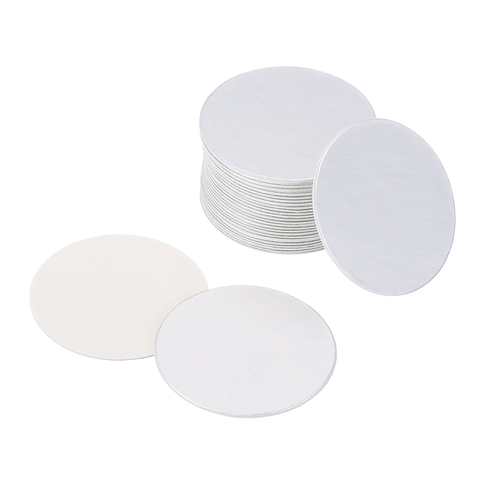 Uxcell 24mm Resistant Tamper Aluminum Foil Cap Liner Induction Heat ...