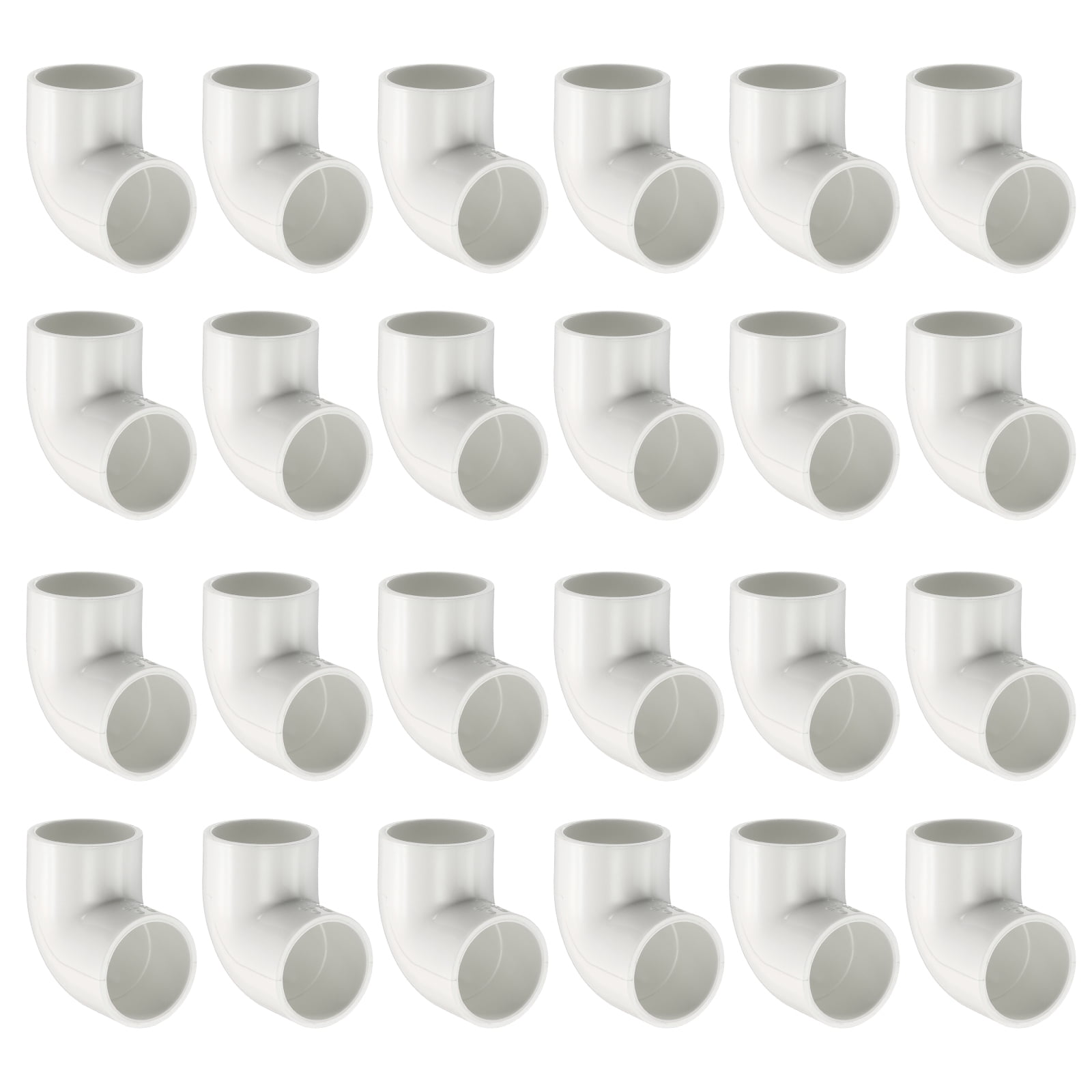 Uxcell 24pcs 3/4" 90 Degree Elbow Pipe Fittings, Furniture Construction ...