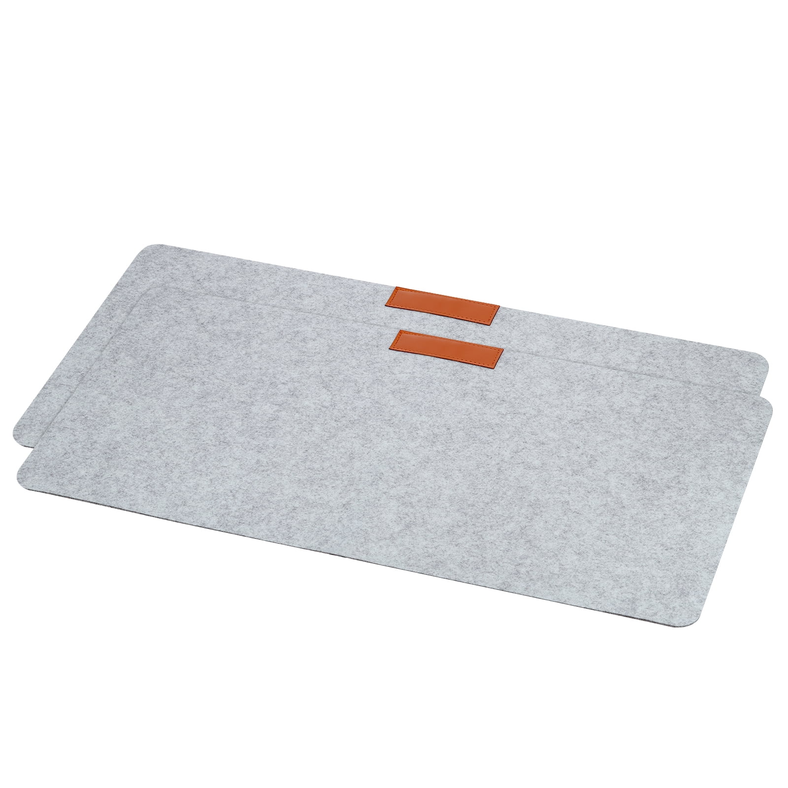Uxcell 24x12" Desk Mat Protector, 2 Pack Dual Side Soft Smooth Mouse ...