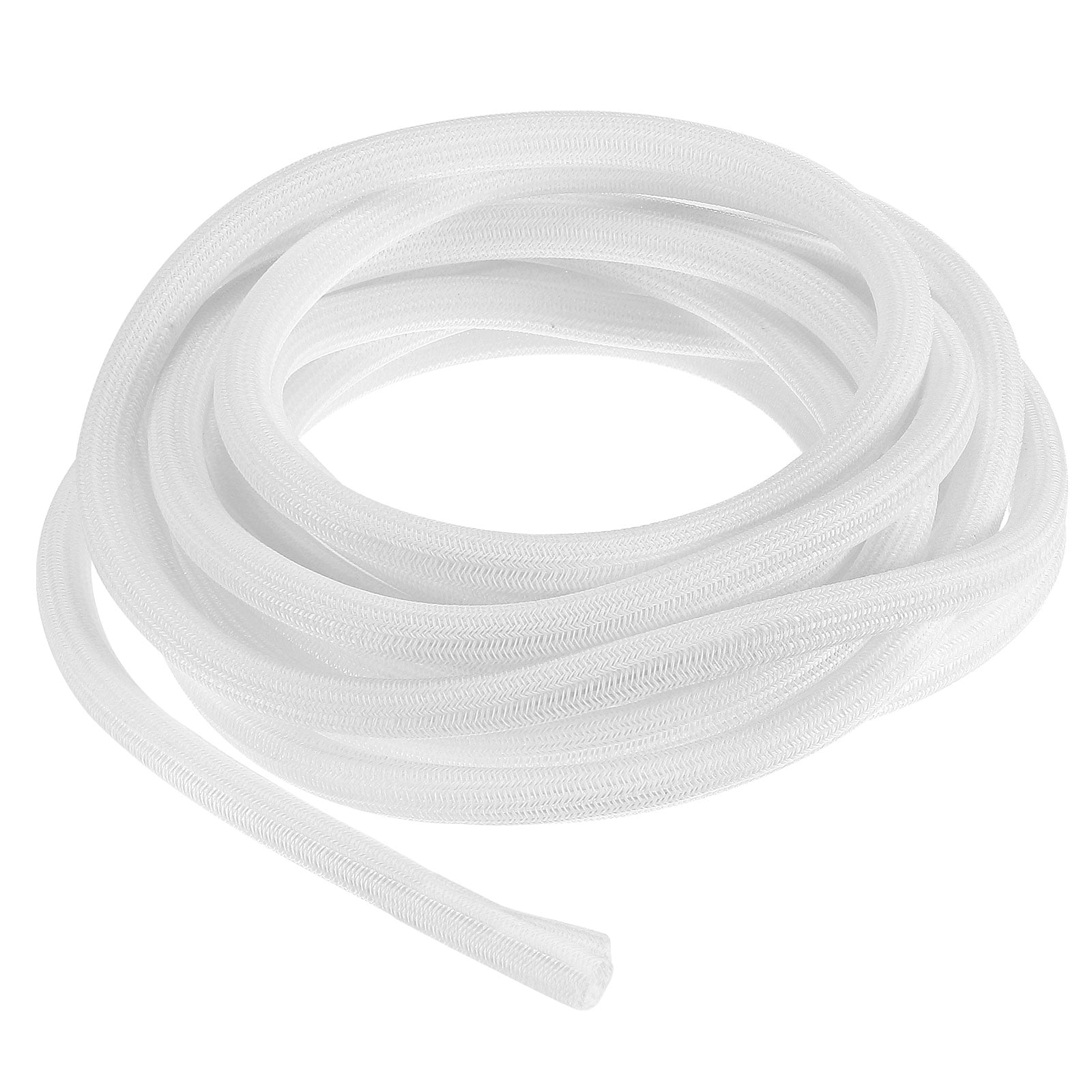 Uxcell 25 Ft - 5/8 in Expandable Braided Cable Sleeving, PET Split ...