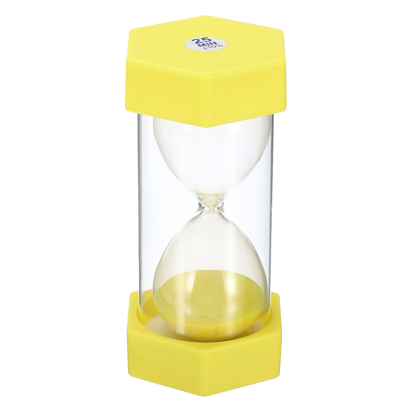 Uxcell 25 Min Sand Timer,Hexagon with Plastic Cover,Count Down Sand ...