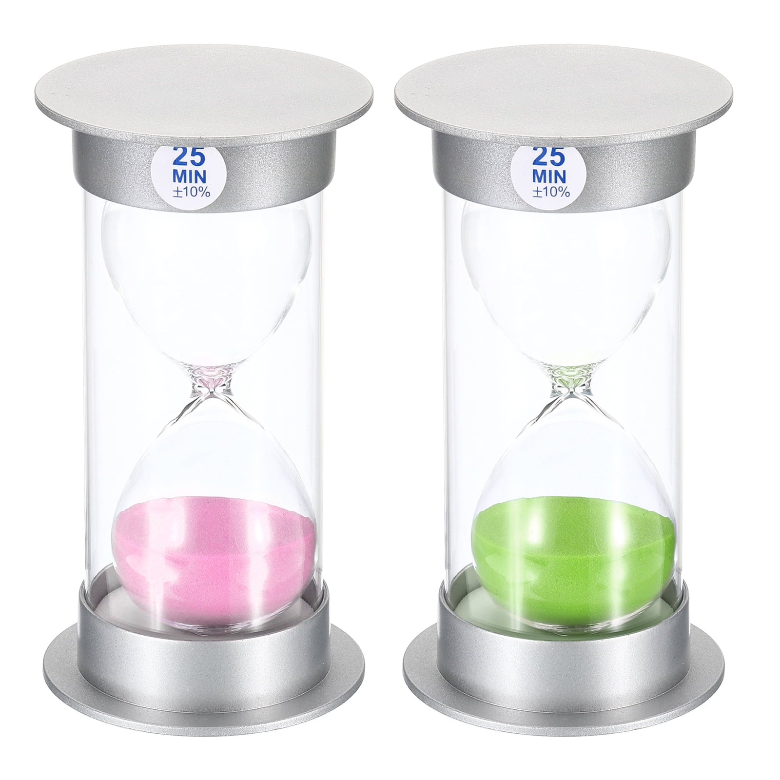 Uxcell 25 Minute Sand Timer, Sandy Clock, Count Down Sand Glass, Pink ...