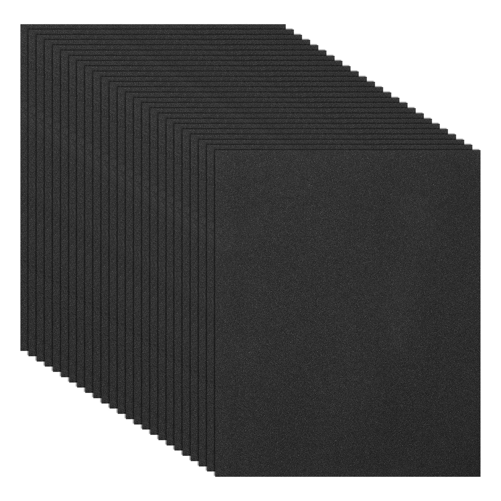 Uxcell 25 Pack 9" x 11" Sand Paper, 180 Grit Sandpaper Aluminum Oxide ...