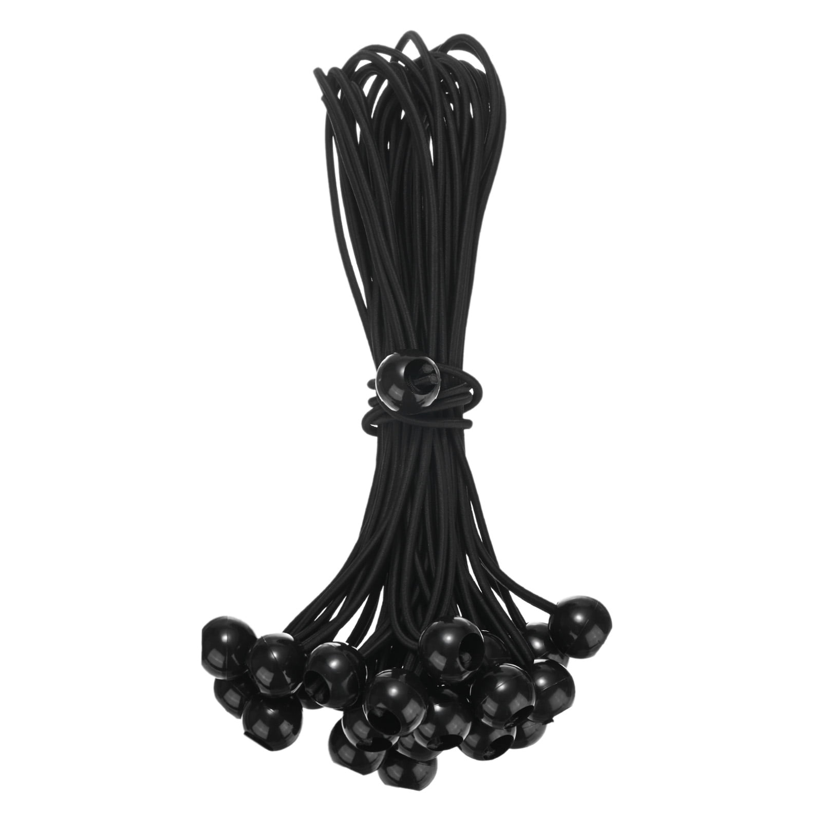 Uxcell 25-Pack Ball Bungee Cords, 12 Inch High Elastic Canopy Tarp Tie ...