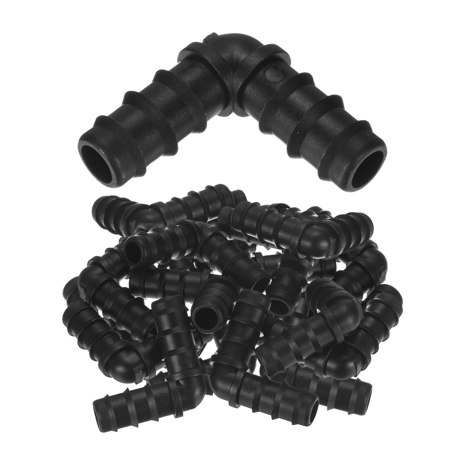 Uxcell 25-Pack Drip Irrigation Barbed Fittings, for 3/8 Inch Elbows ...
