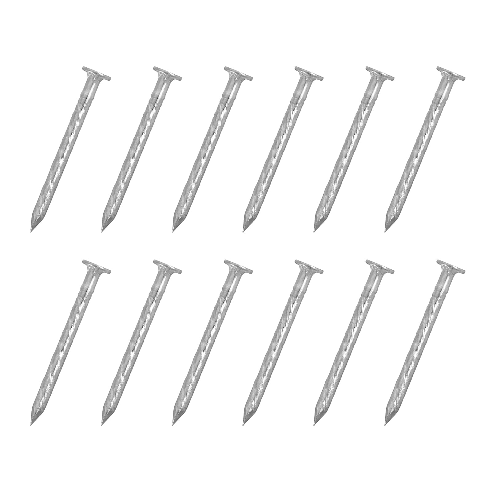 Uxcell 25 Pack Fence Deck Nails, 1 Inch 304 Stainless Steel Spiral Deck ...