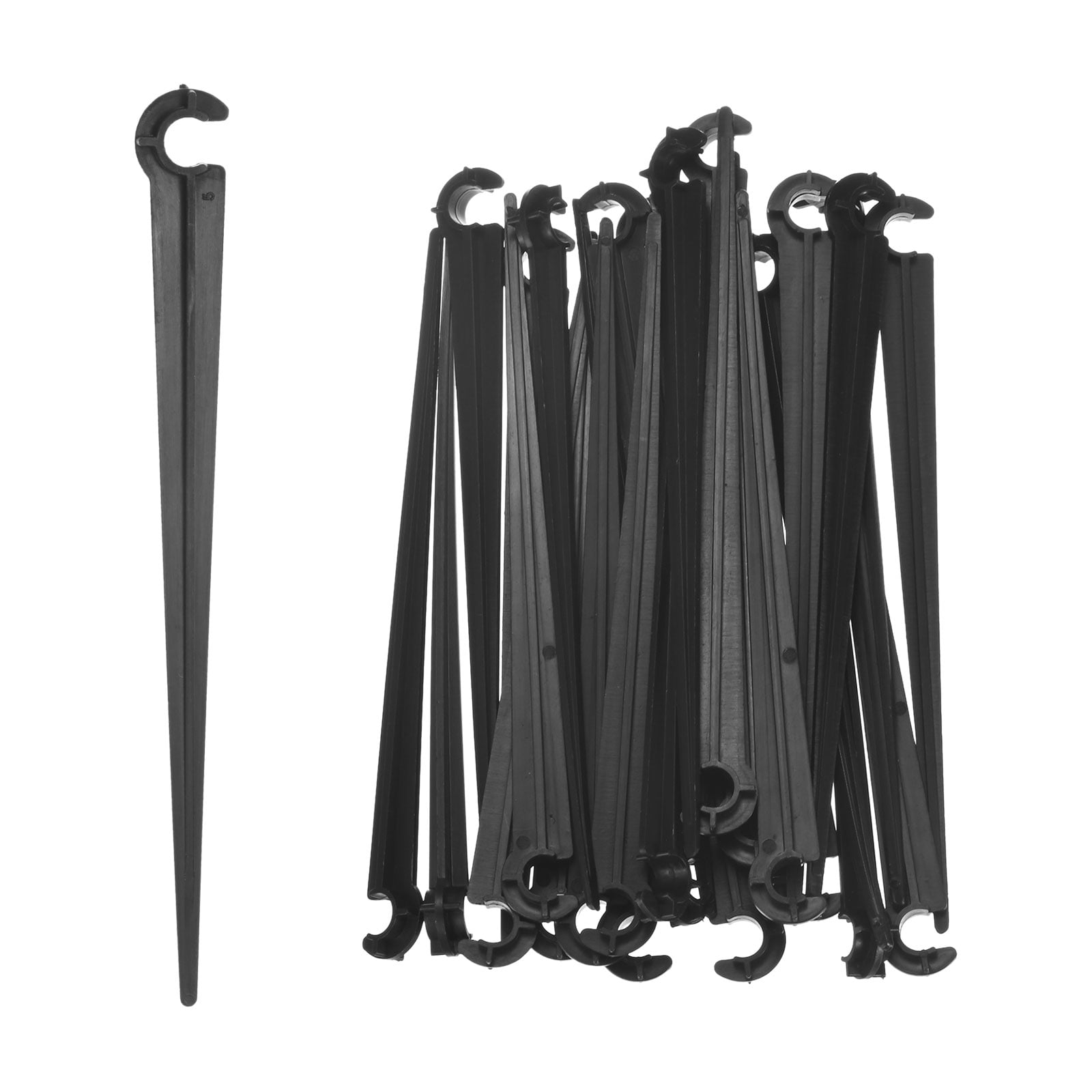 Uxcell 25-Pack Irrigation Drip Support Stakes, 110x10mm for 1/4 Inch ...