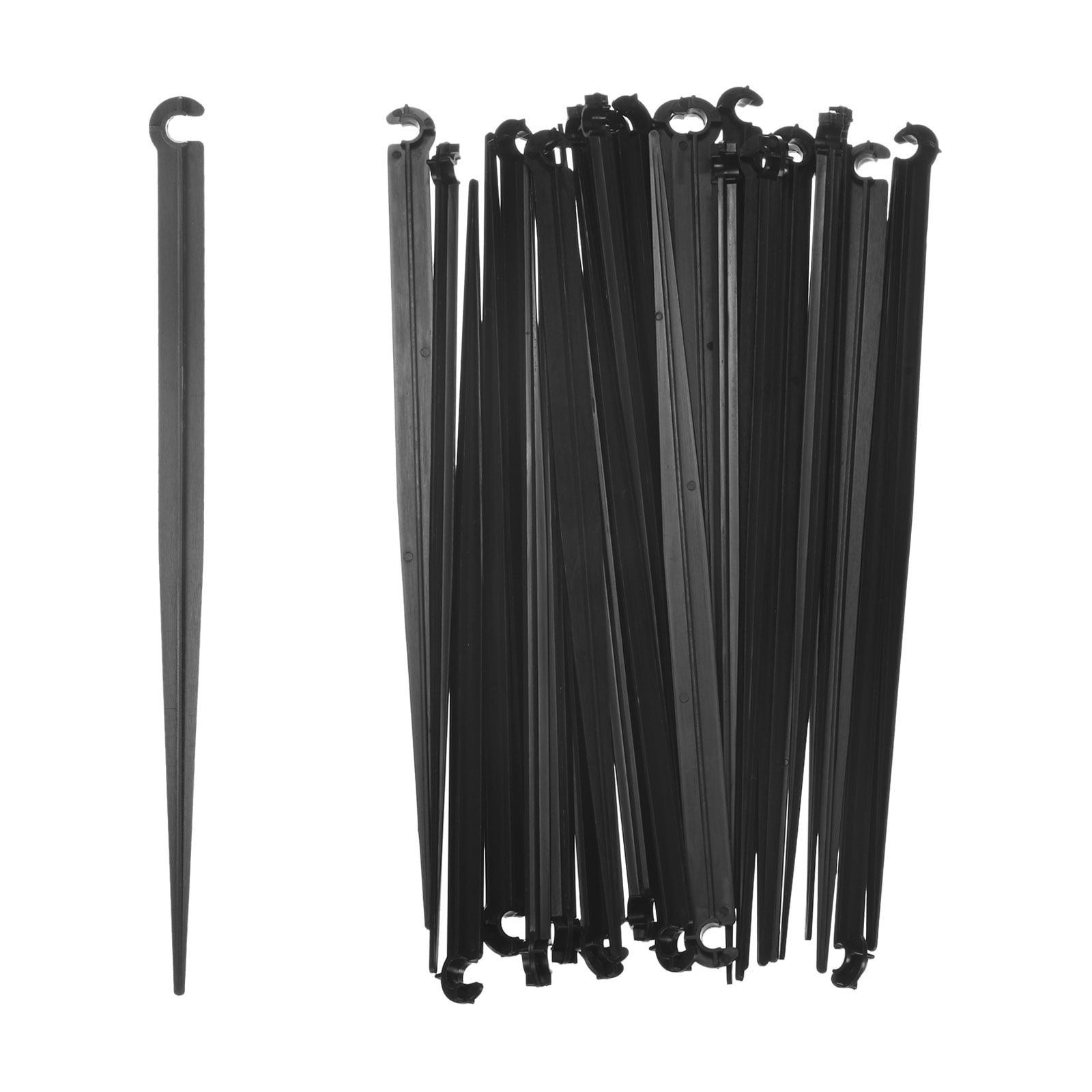 Uxcell 25-Pack Irrigation Drip Support Stakes, 200x10mm for 1/4 Inch ...