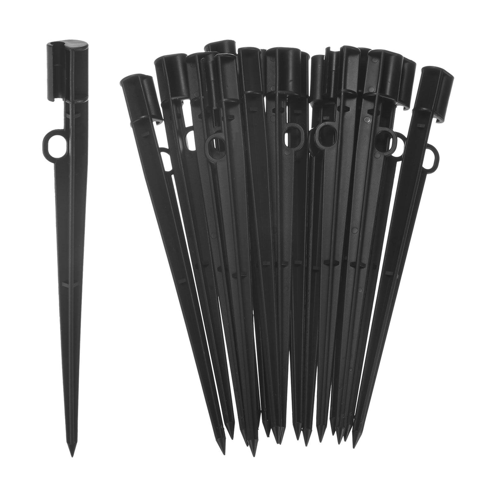 Uxcell 25-Pack Irrigation Drip Support Stakes, 200x18mm for 1/4 Inch ...