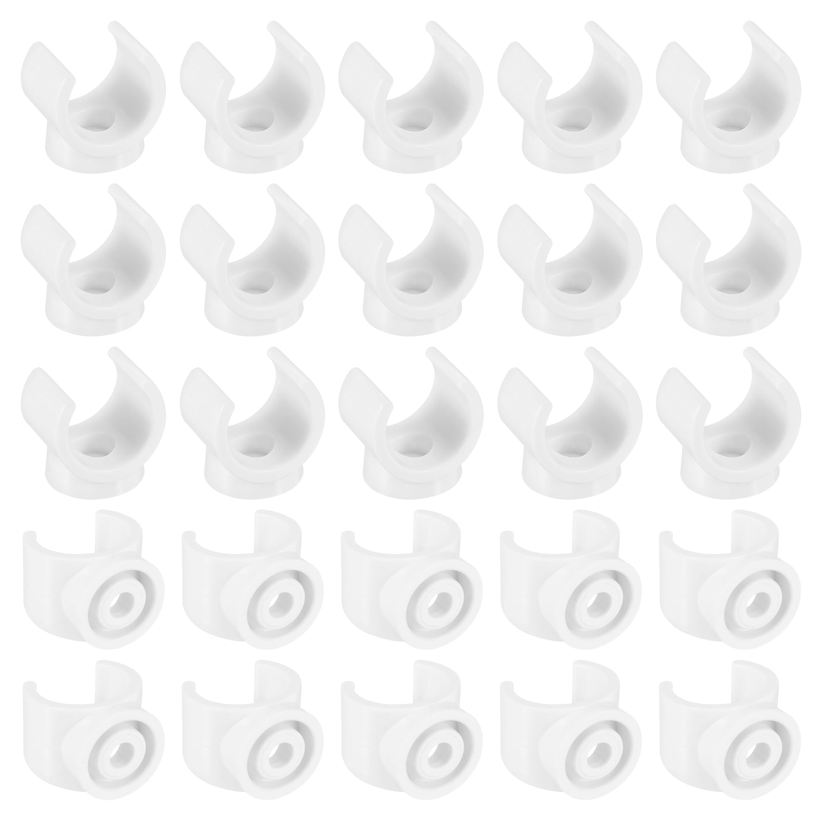Uxcell 25 Pack PEX Clips Pipe, 3/4 Inch PVC U Hook Pipe Hangers Clamps ...