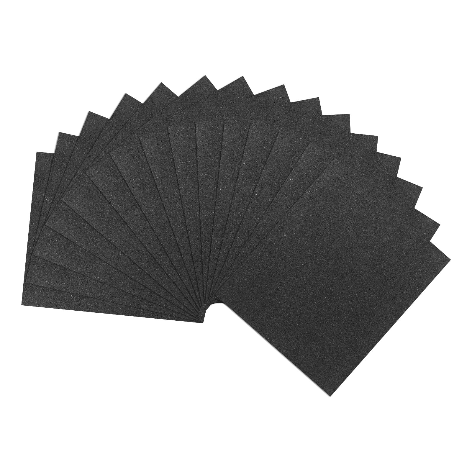 Uxcell 25 Pcs 1000 Grit Sandpaper, 9 x 11 Inch Sand Paper Silicon ...