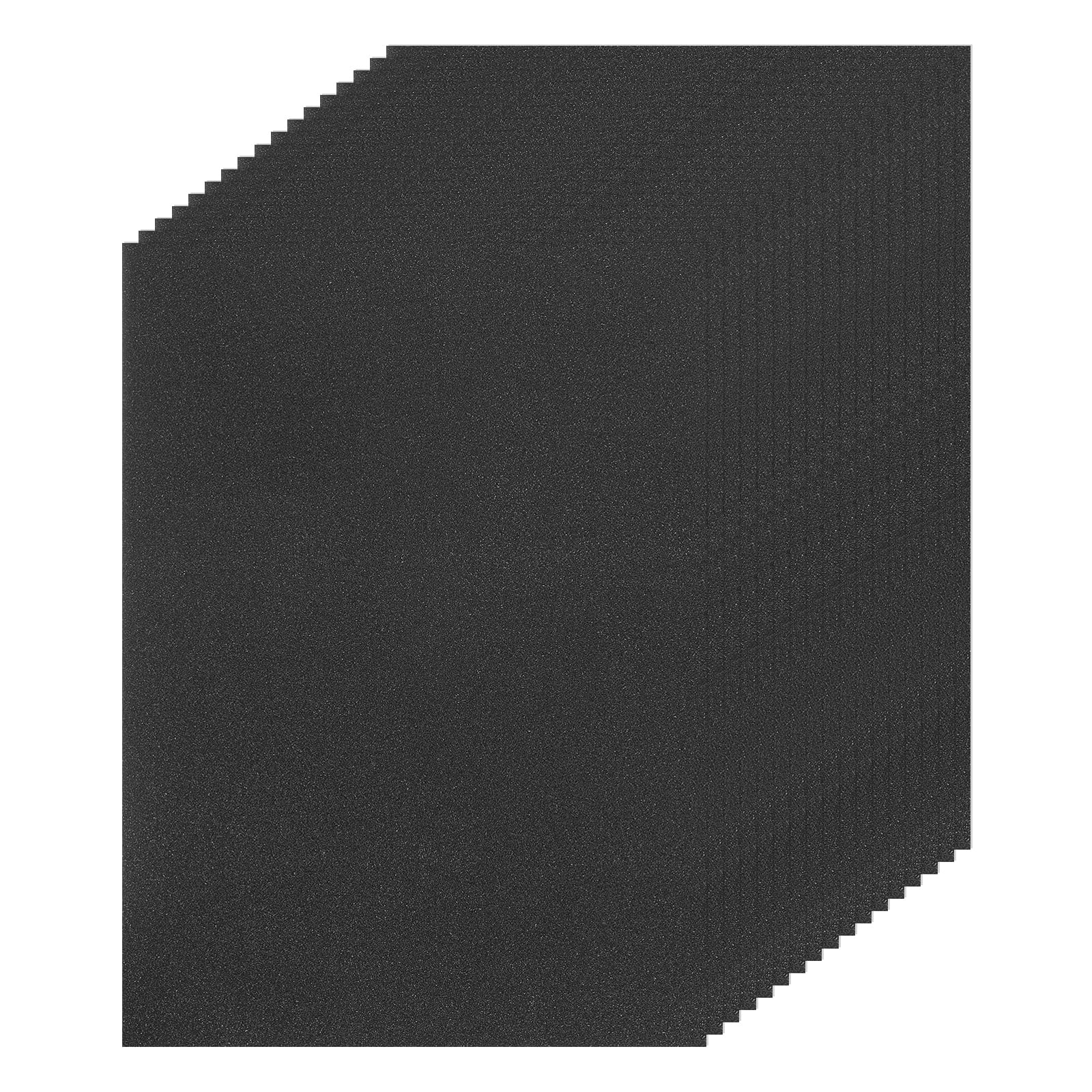 Uxcell 25 Sheet A4 Glitter Black Card Stock, 8"x11", Shimmer Paper, 250gsm for DIY Crafts ...