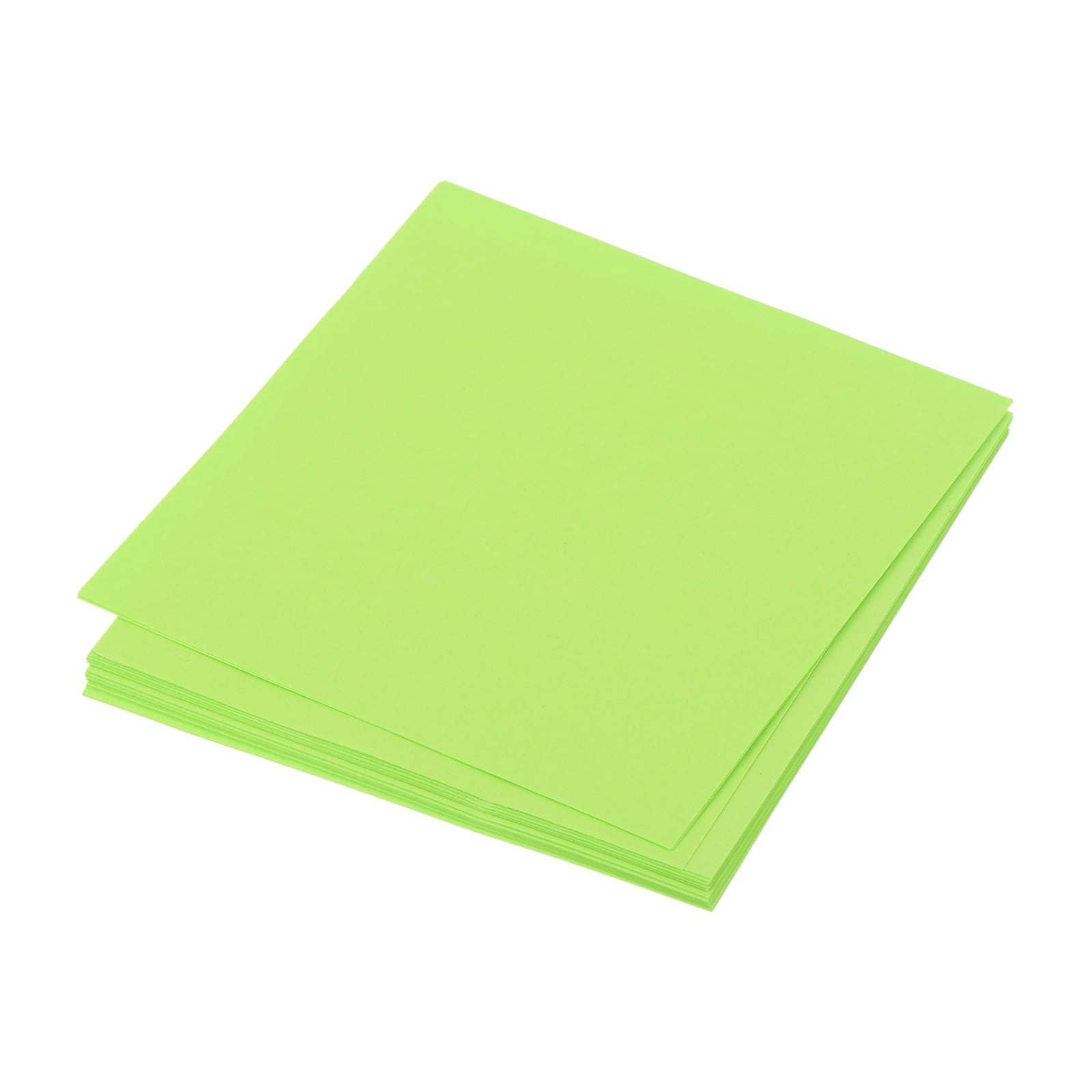 Uxcell 25 Sheet Origami Paper Double Sided Bright Green 2.5x2.5 Inch ...