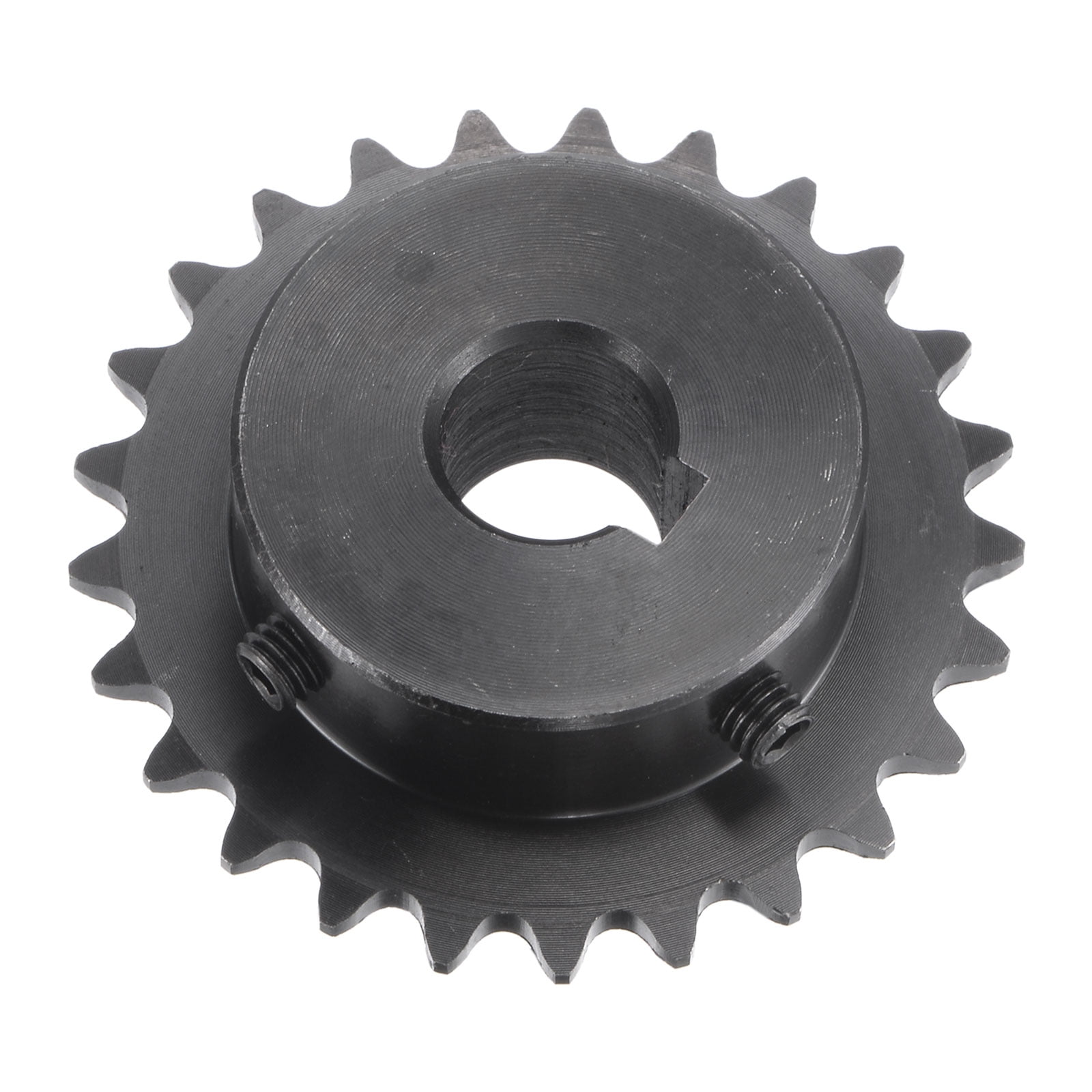 Uxcell 25 Teeth Sprocket 1/4" Pitch, 12mm Bore Carbon Steel, 5x2.3mm ...
