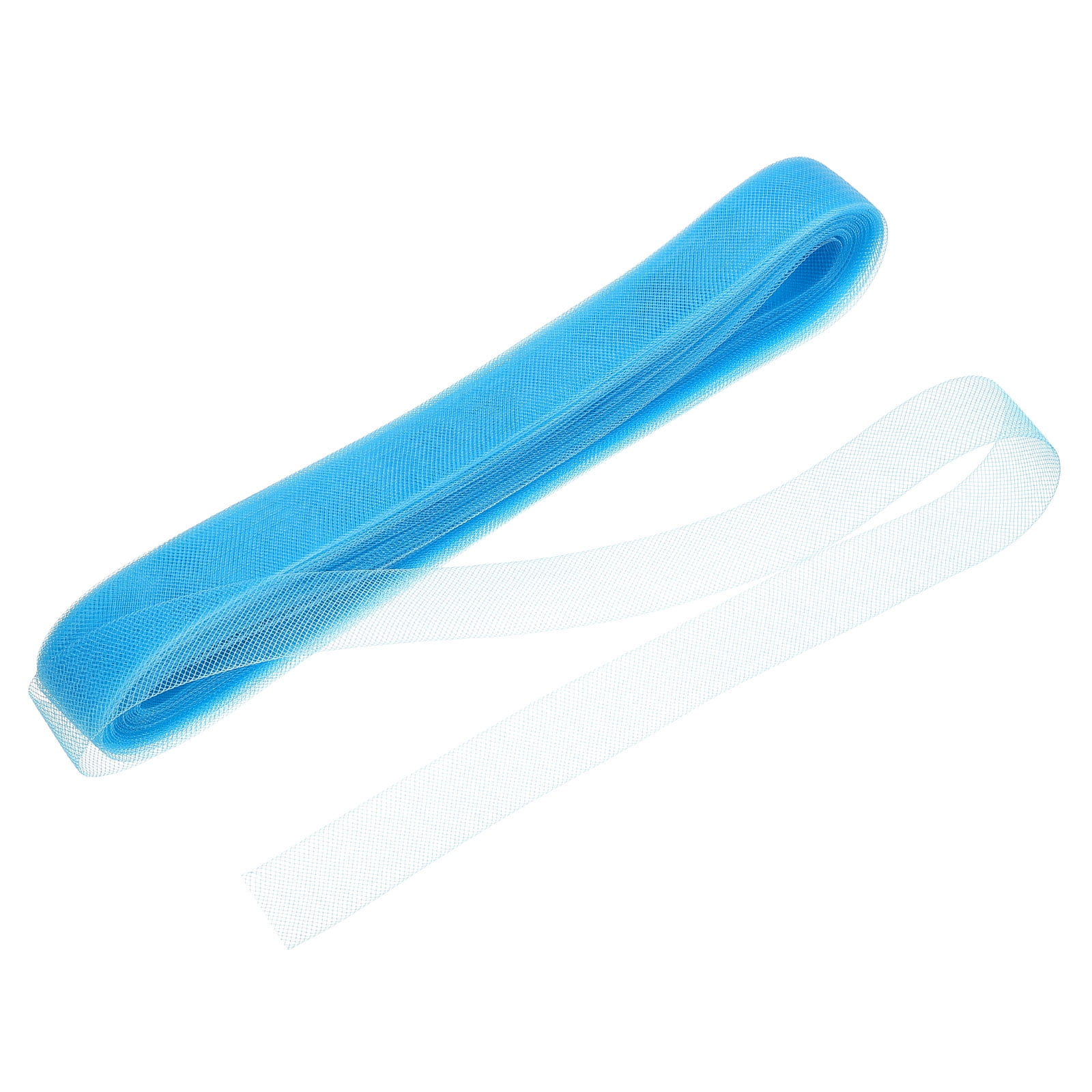 Uxcell 25 Yards 1 Inch Wide Polyester Horsehair Braid, 1 Roll Stiff ...