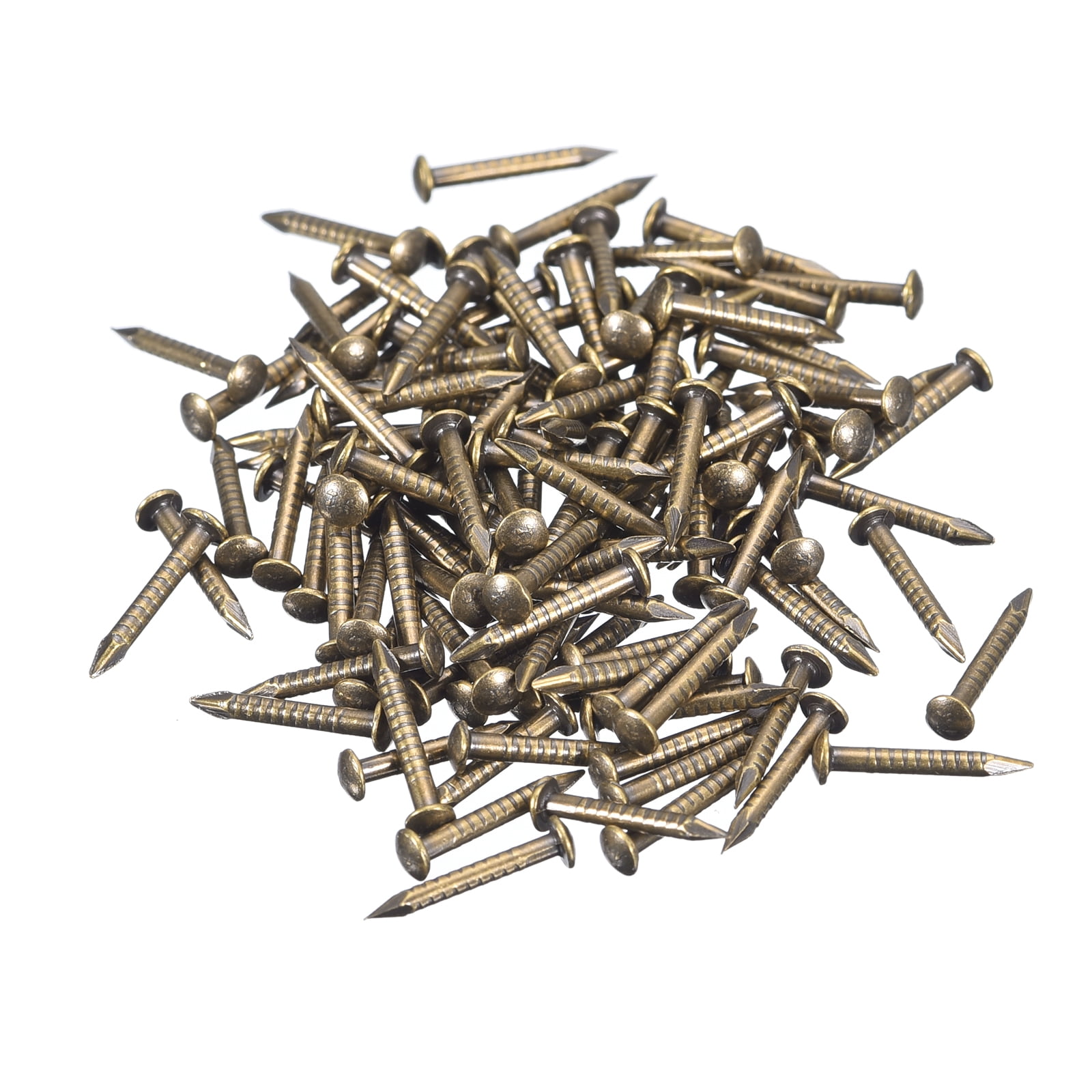 Uxcell 250 Pack Small Tiny Nails 1.2x10mm(DxL) Tiny Brass Nails ...