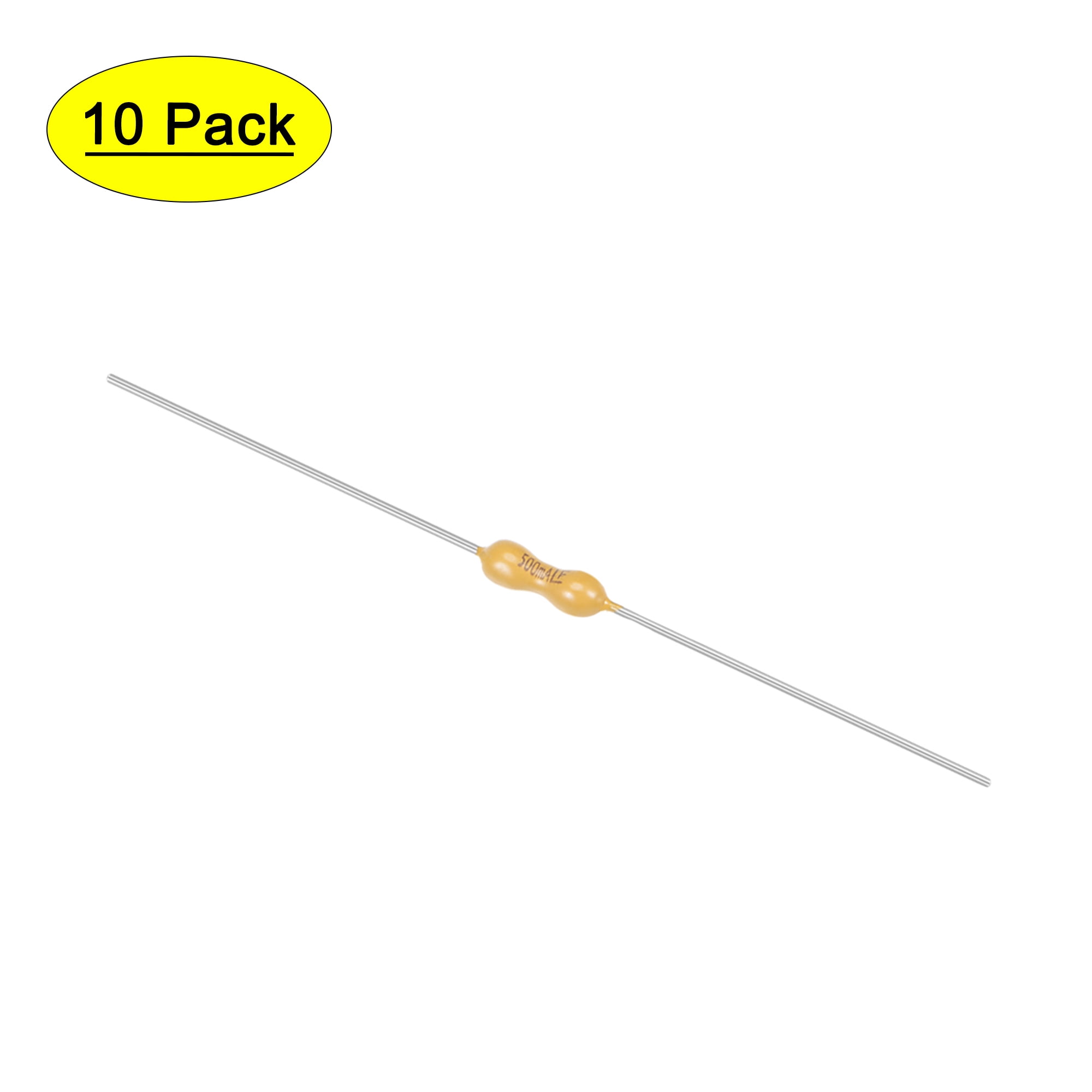 Uxcell 250V 0.5A Fuse Axial Leaded for Telecom Communication Metal ...