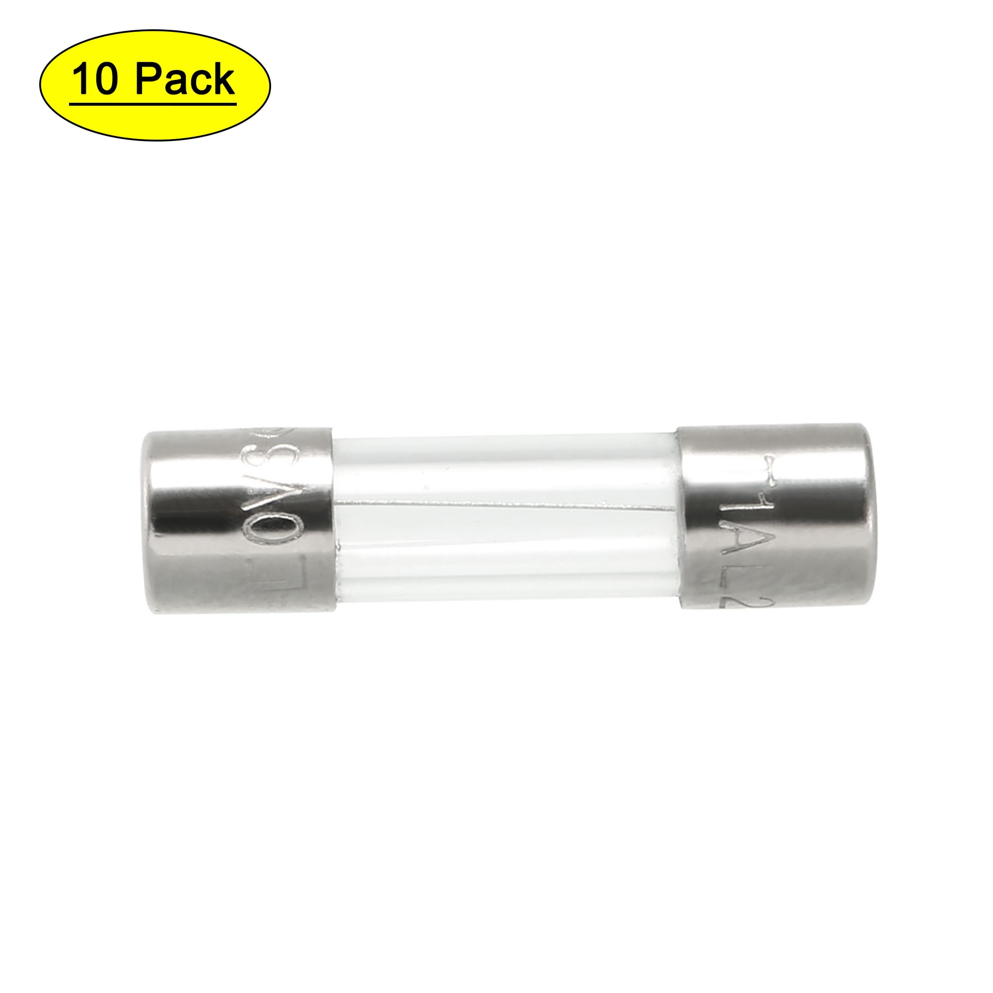 Uxcell 250V 1A Slow Blow Glass Cartridge Fuse 5mm x 20mm 10Pcs ...