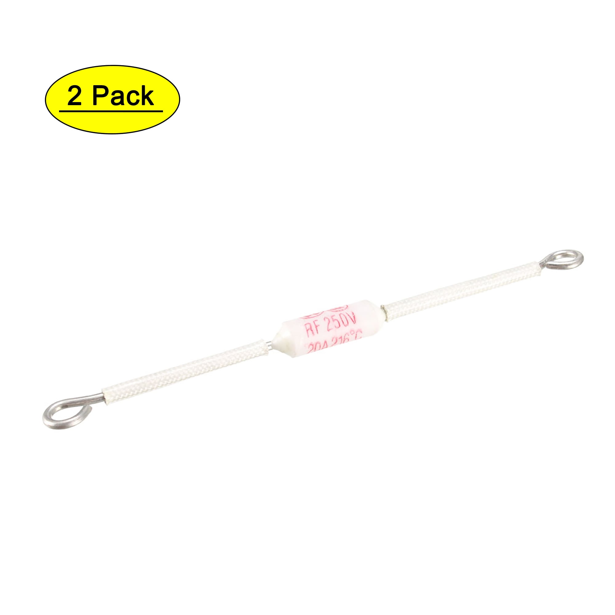 Uxcell 250V 20A 216 Celsius Circuit Cut Off Temperature Thermal Fuses ...