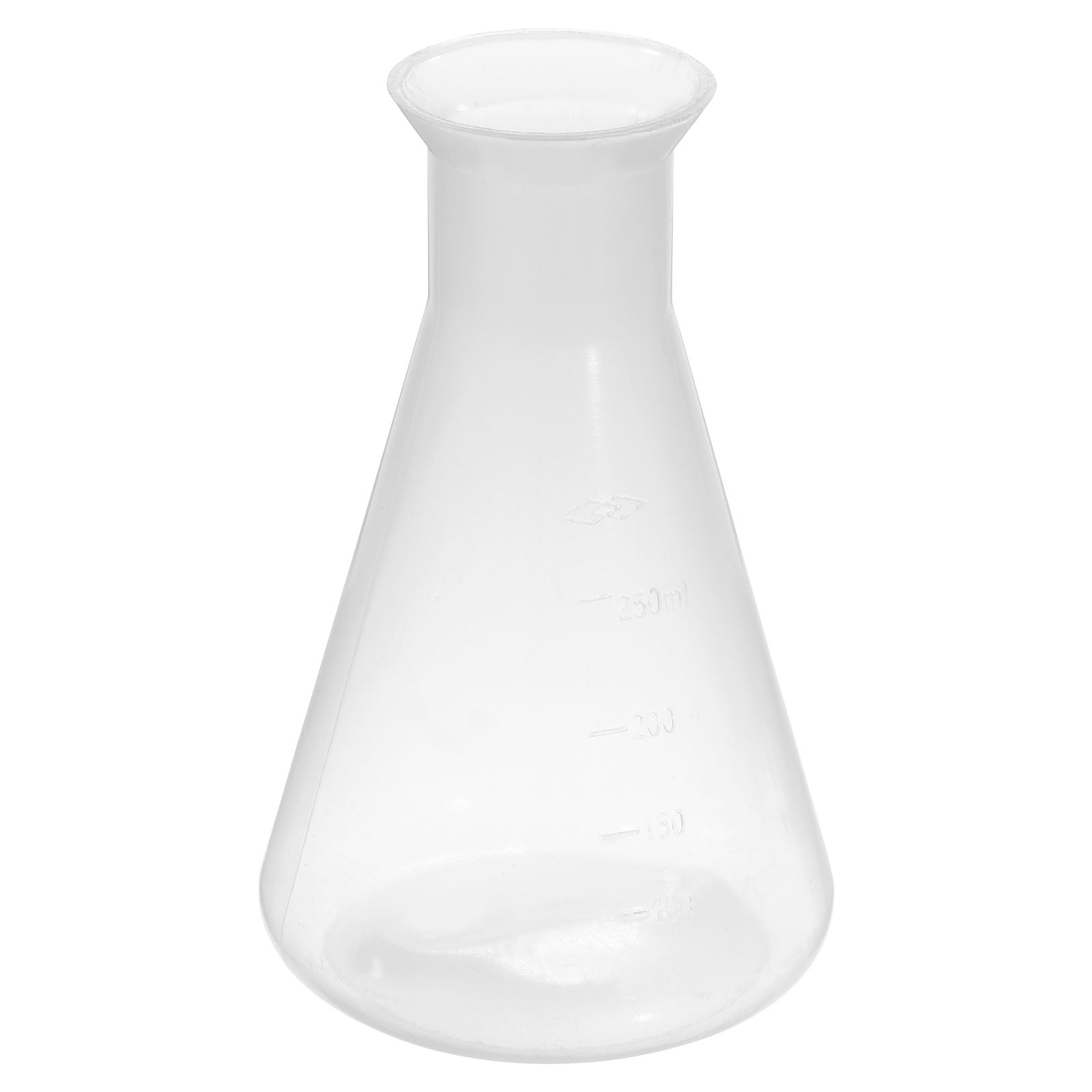 Uxcell 250ml Plastic Erlenmeyer Flask, 1 Pack Wide Mouth Conical Flask ...
