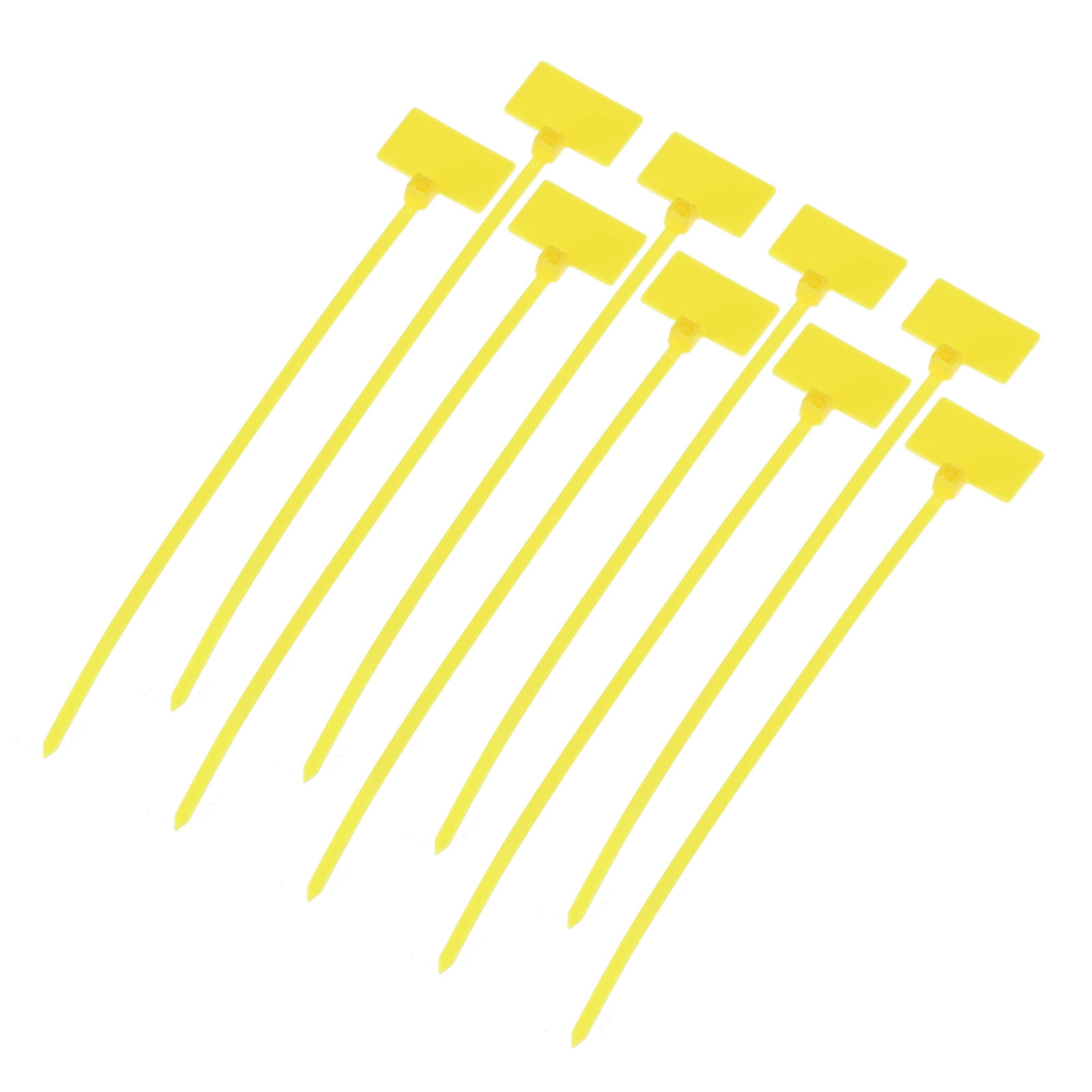 Uxcell 250pcs Marker Cable Zip Ties, 6.5 Inch Self-Locking Nylon Label ...