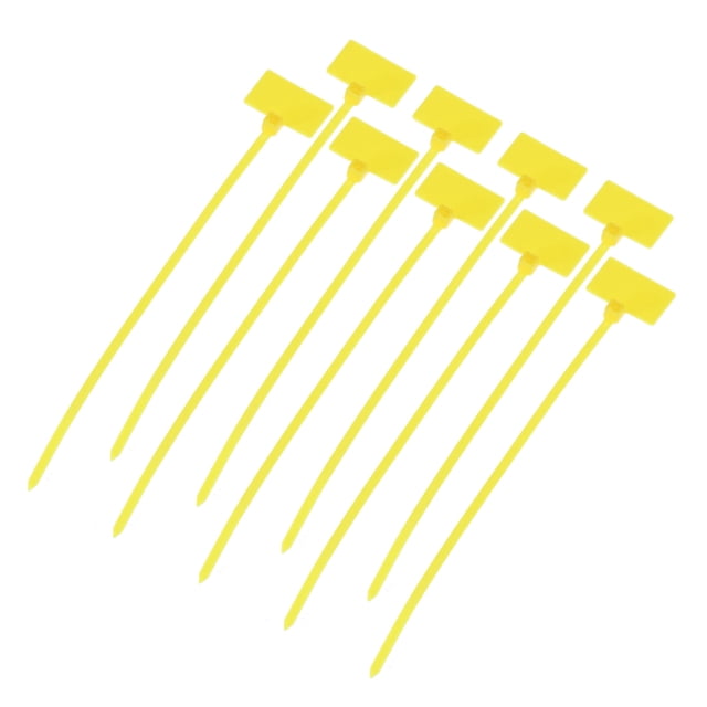 Uxcell 250pcs Marker Cable Zip Ties, 6.5 Inch Self-Locking Nylon Label ...