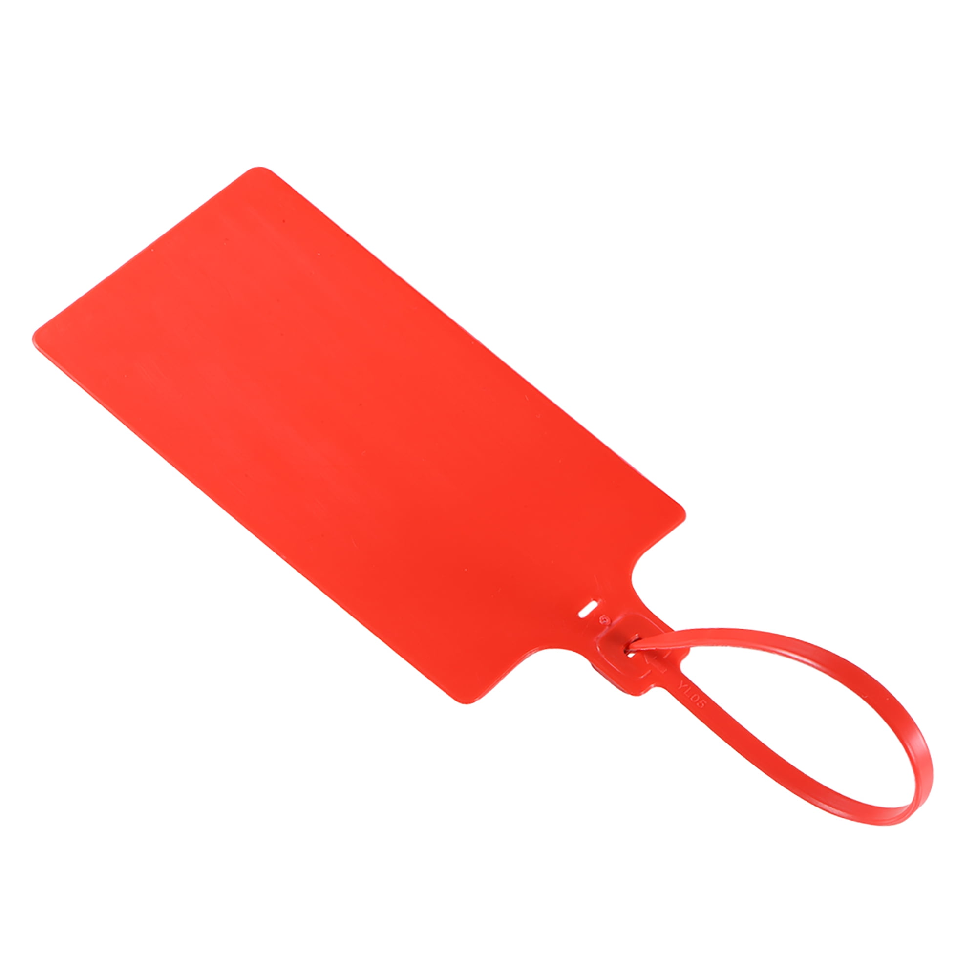 Uxcell 255mm Long Plastic Anti-Tamper Security Tag Ties Red 50 Count ...