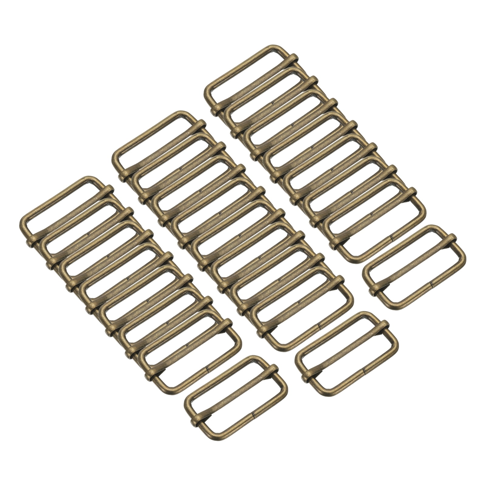 25PCS Metal Slide Adjustable Buckle 1 1/2" Adjuster Webbing Strap ...