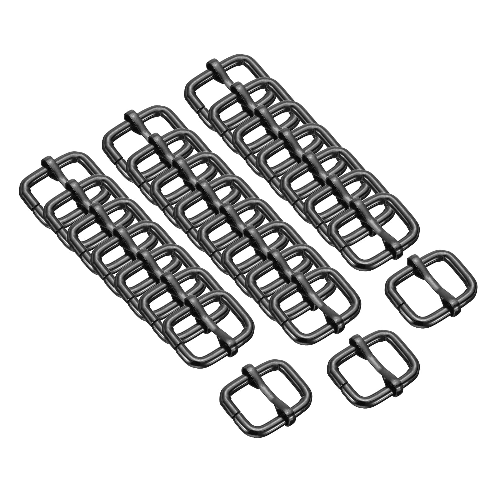 25PCS Metal Slide Adjustable Buckle 1/2" Adjuster Webbing Strap Slider ...