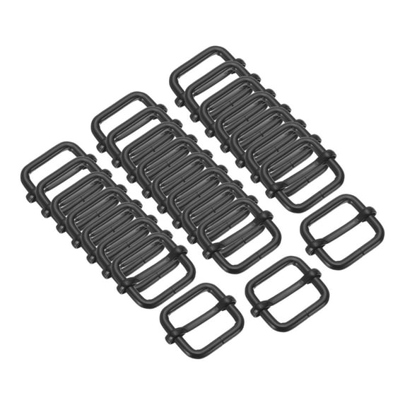 25PCS Metal Slide Adjustable Buckle 4/5" Adjuster Webbing Strap Slider ...