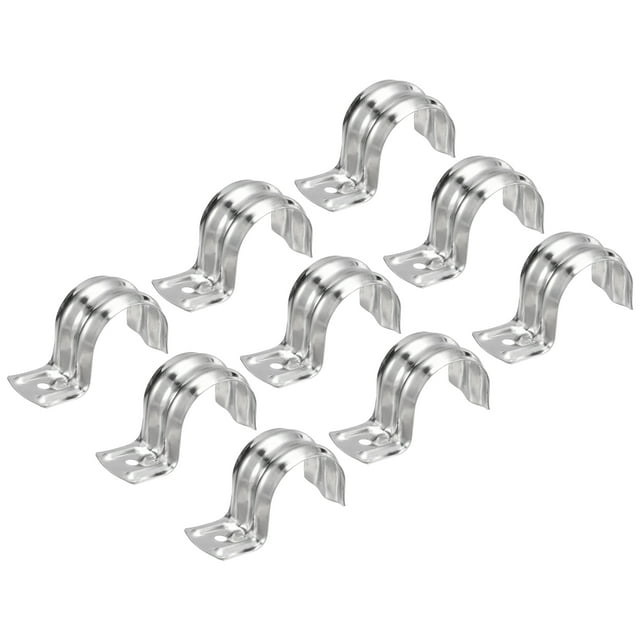 Uxcell 25Pack 1 Inch Rigid Pipe Straps One Hole Straps Stainless Steel ...