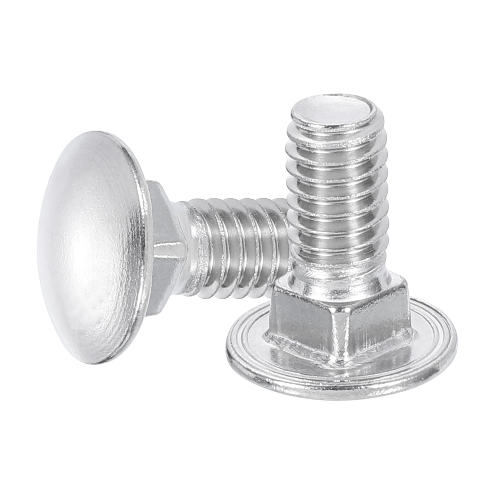 Uxcell 25Pack 5/16"-18x3/4" Stainless Steel Carriage Bolts Round Head ...