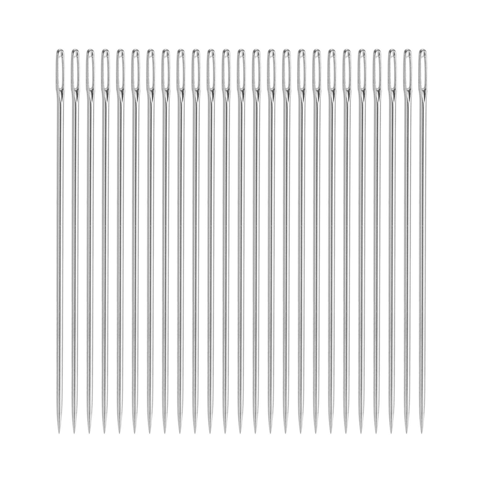 Uxcell 25 Pack Hand Sewing Needles, 2 inch Length Large Eye Stitching ...