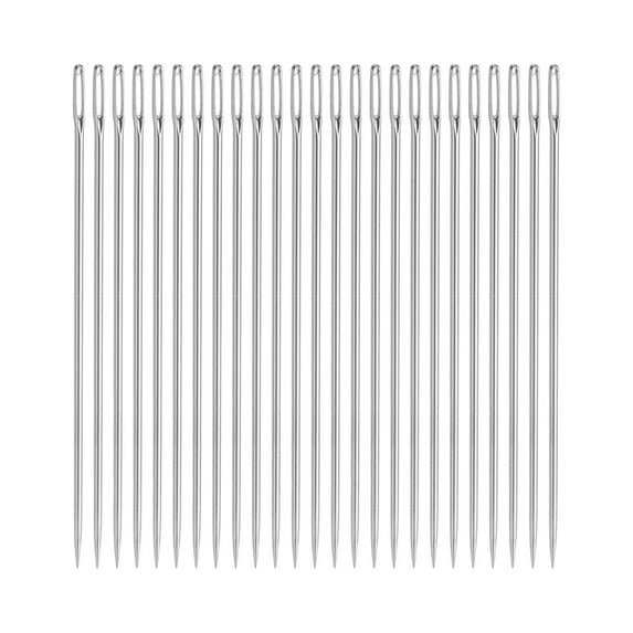 Uxcell 25 Pack Hand Sewing Needles, 2 inch Length Large Eye Stitching ...