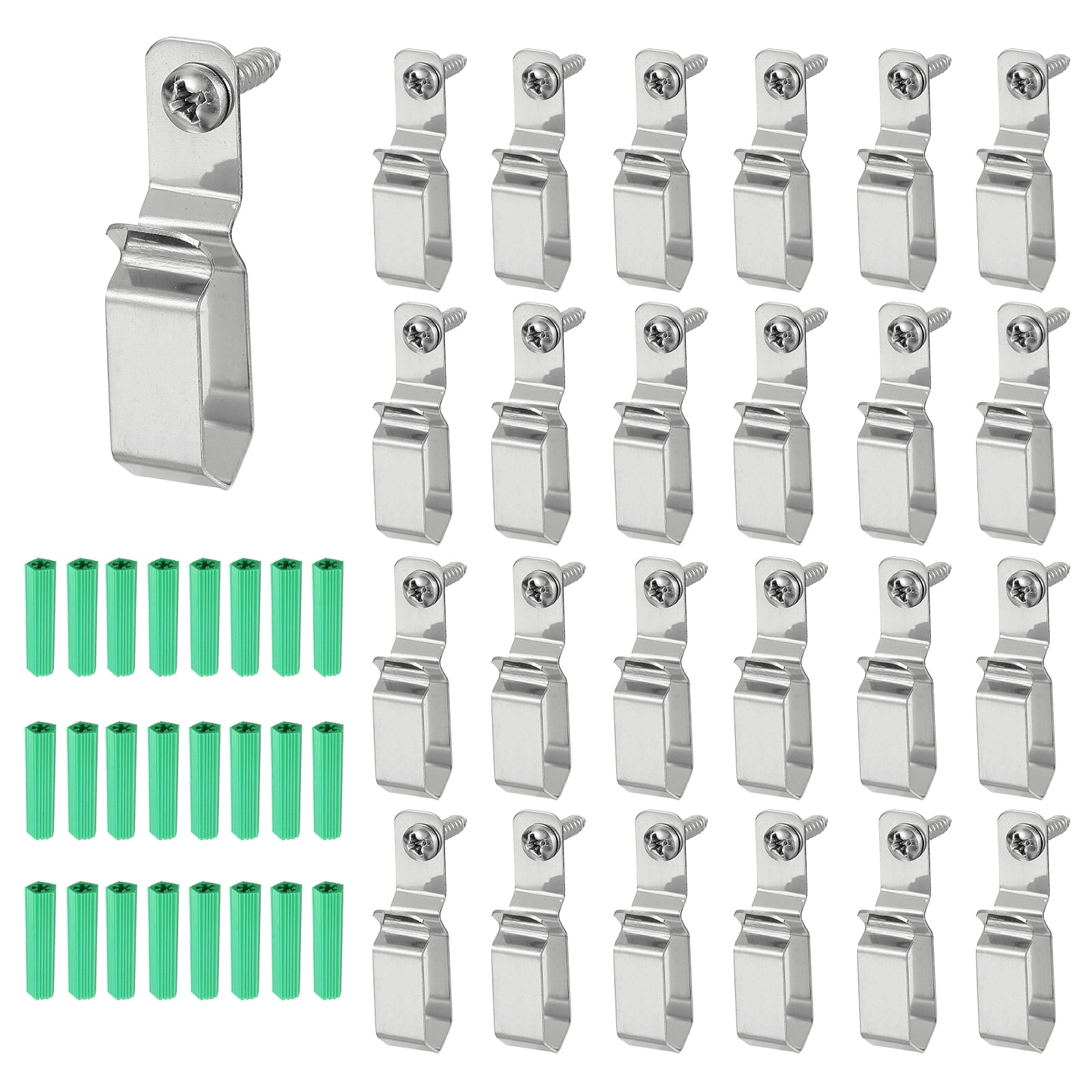 Uxcell 25Pack String Light Hanger Hooks LED Strip Light Holder for ...