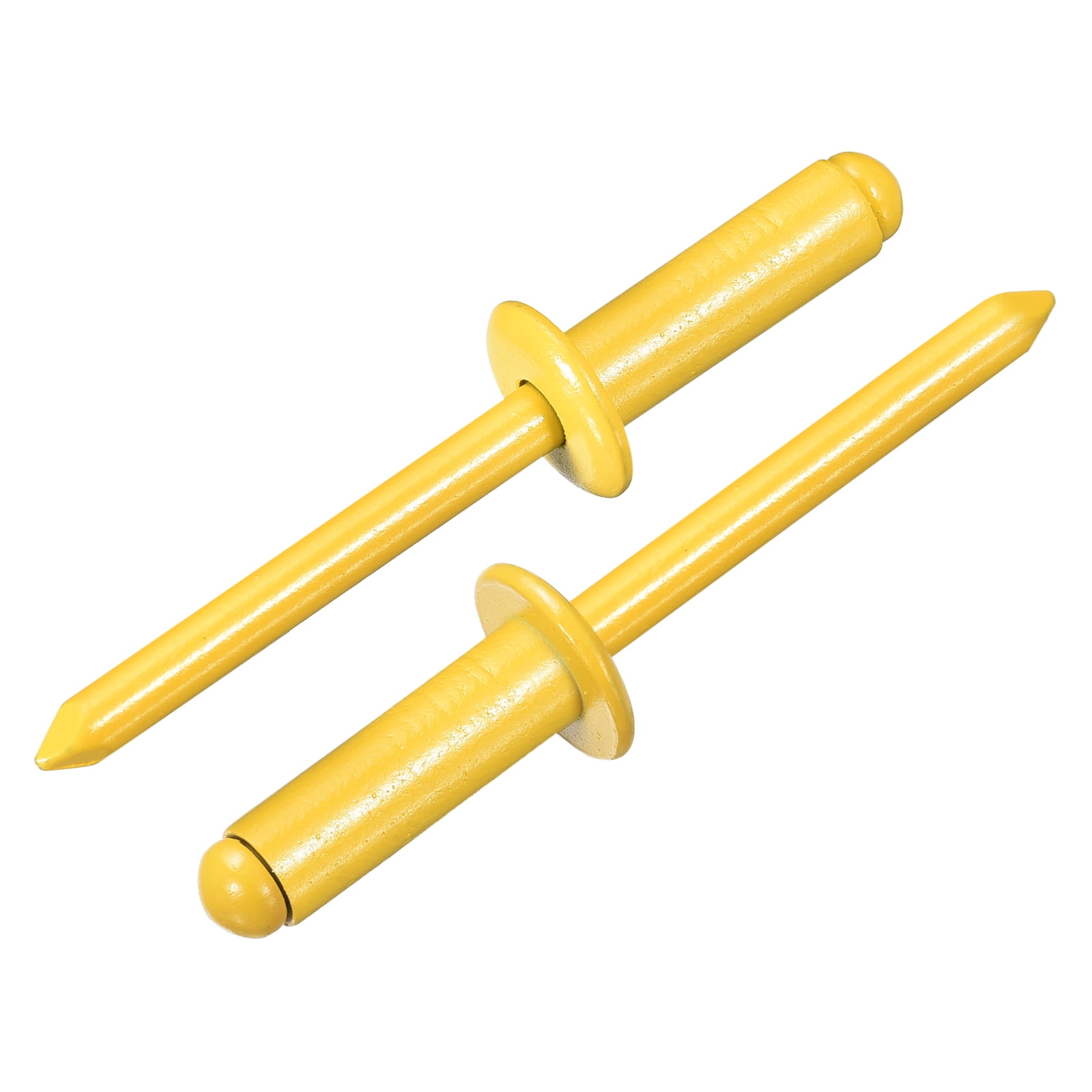 Uxcell 25Pcs 1/4"x3/4" Aluminum Blind Rivets, Dome Head Long Split ...