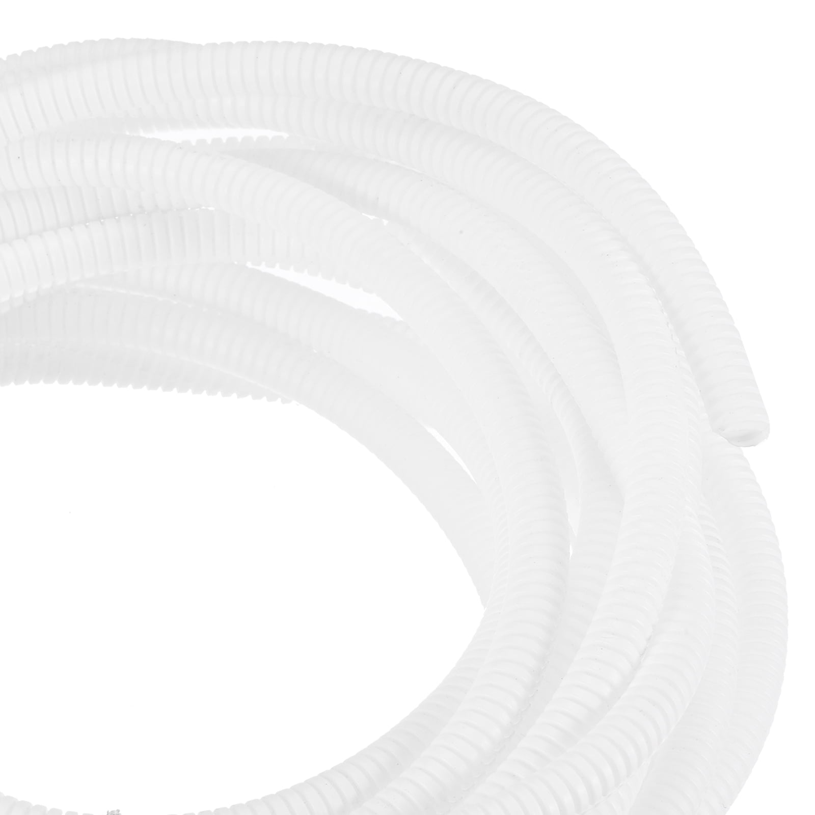 Uxcell 25ft 1/4 Inch White Wire Loom Split Tubing Cord Protectors ...