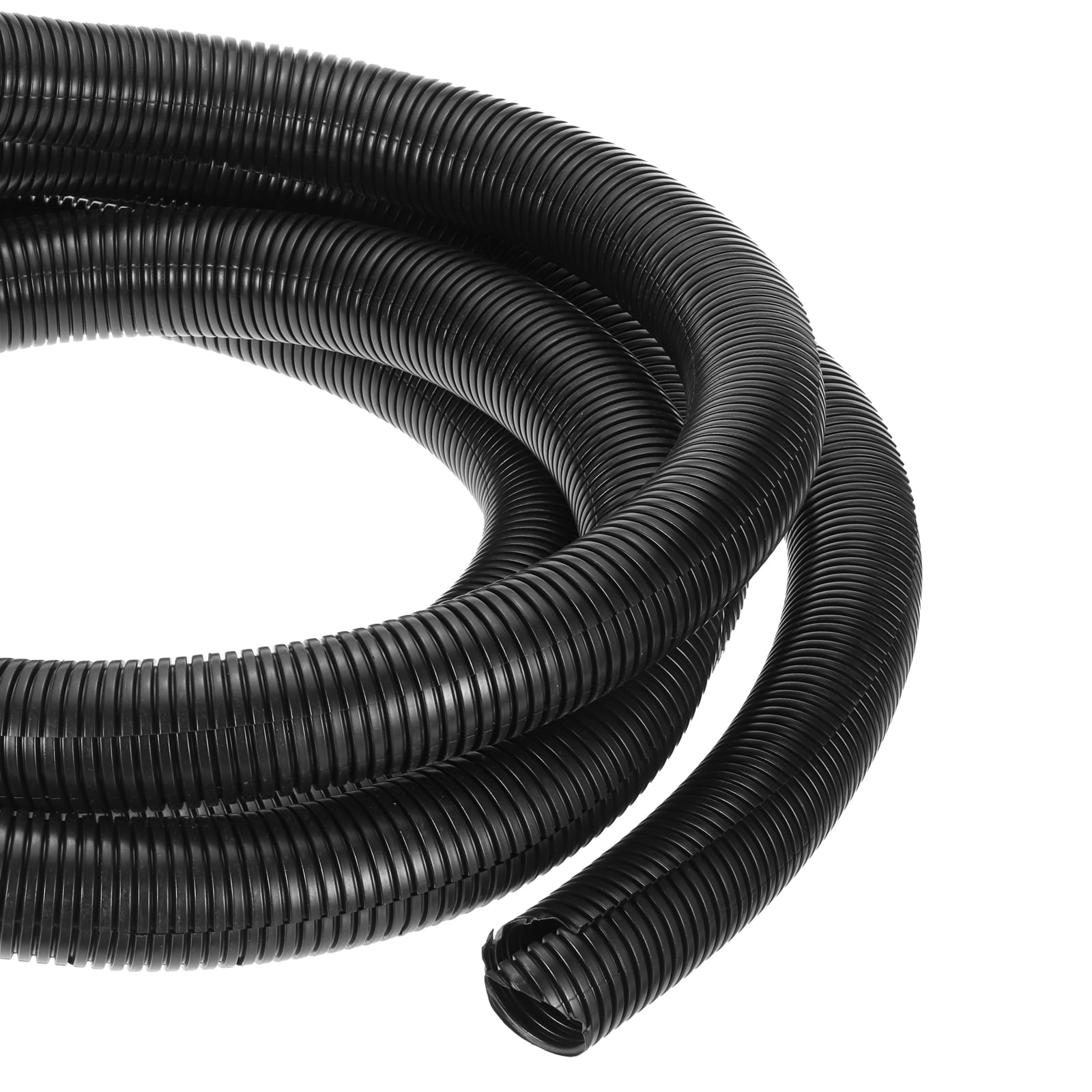 Uxcell 25ft 2 Inch Black Wire Loom Split Tubing Cord Protectors ...