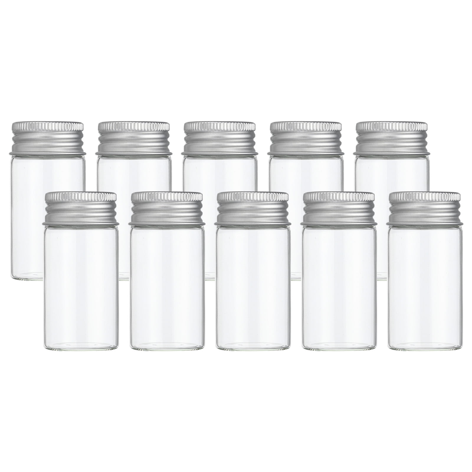 Uxcell 25ml Test Tubes, 12pcs 2.36x1.18in Glass Test Tube Containers ...