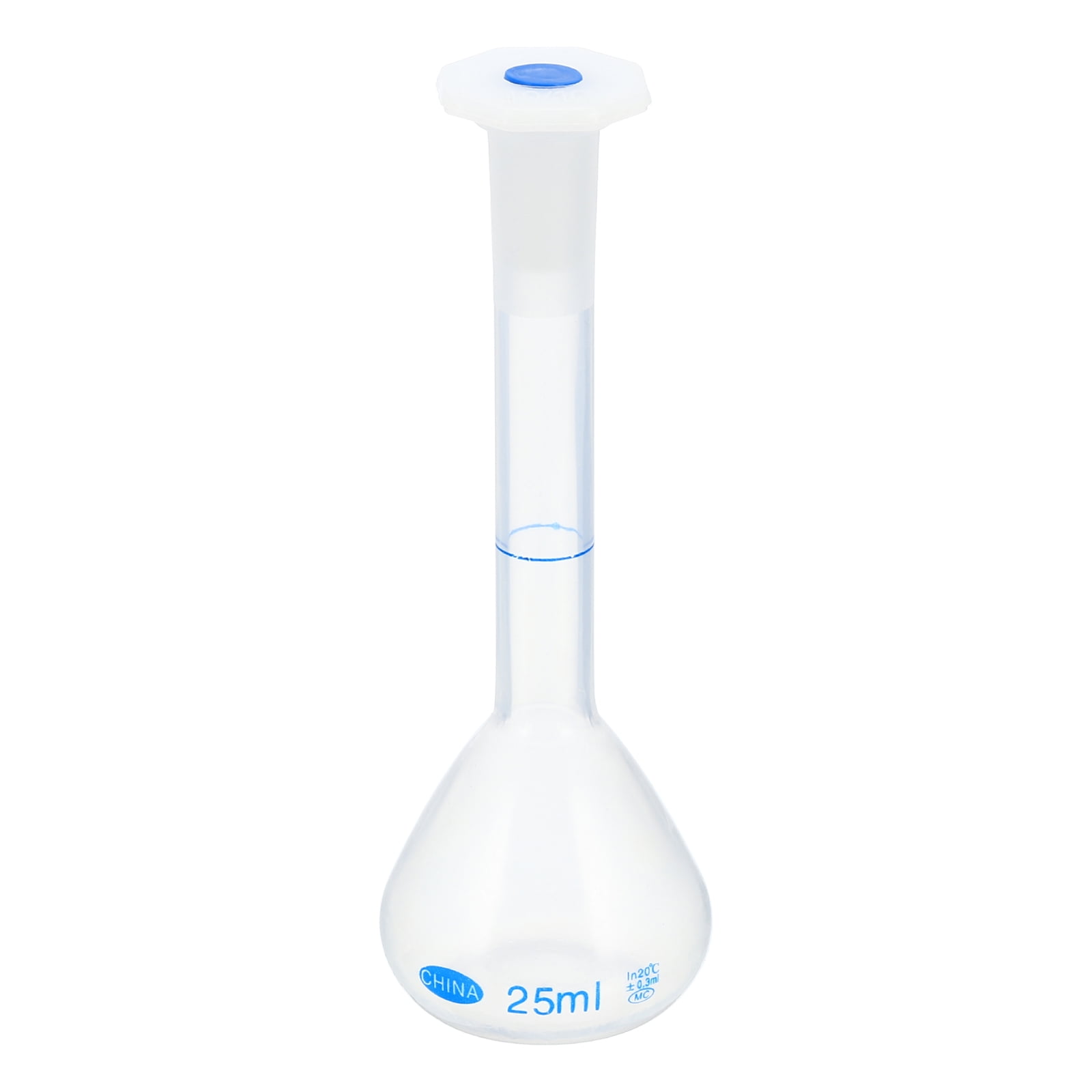 Uxcell 25ml Tolerance 0.3ml Polypropylene Graduated Volumetric Flask ...