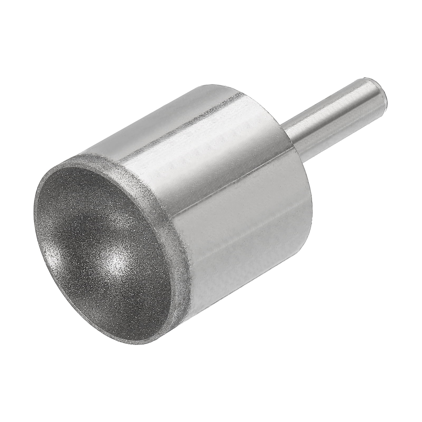 Uxcell 25mm 600 Fine Grits Diamond Mounted Point Spherical Concave Head ...