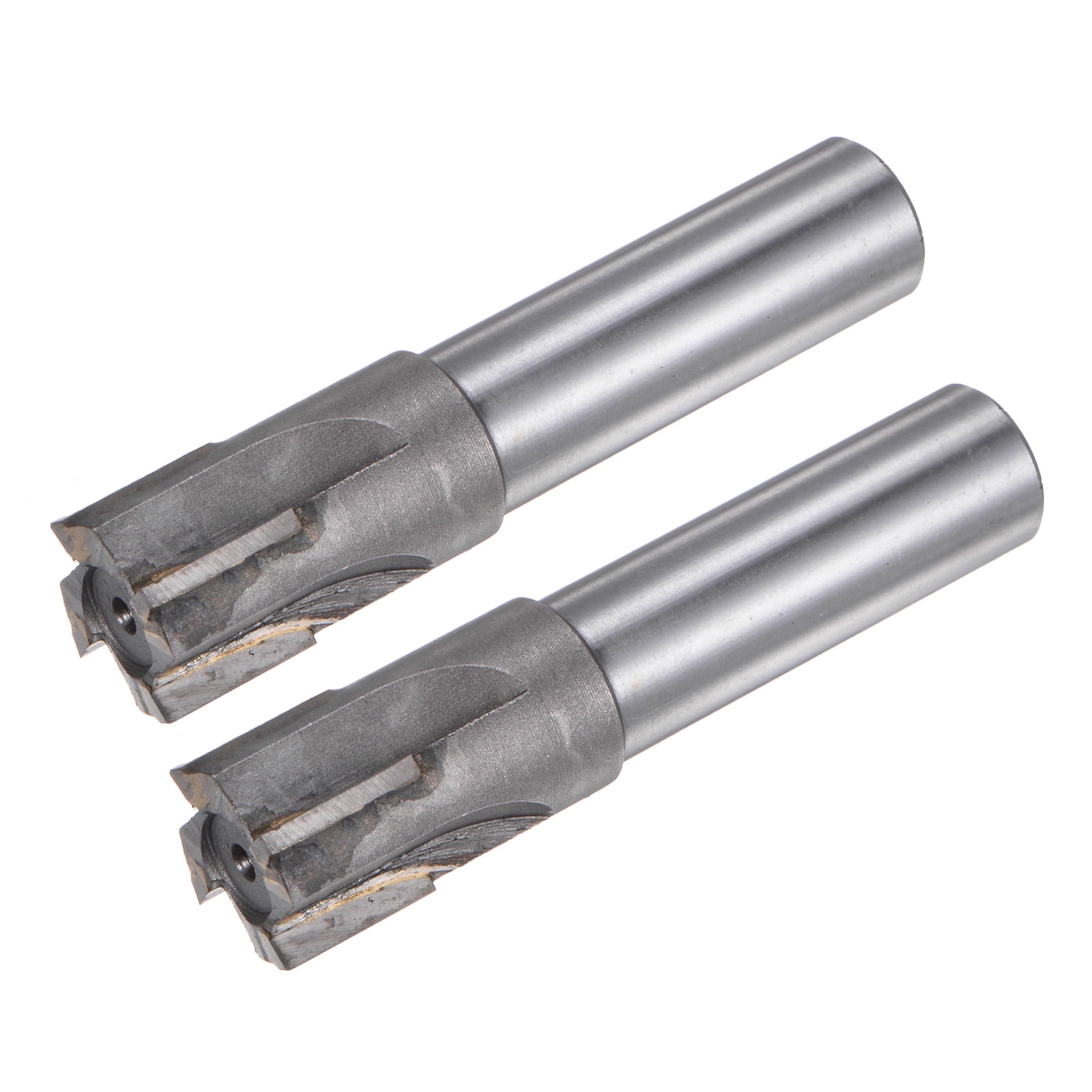 Uxcell 25mm Dia 20mm Straight Shank Carbide Tip 4 Straight Flute Square ...