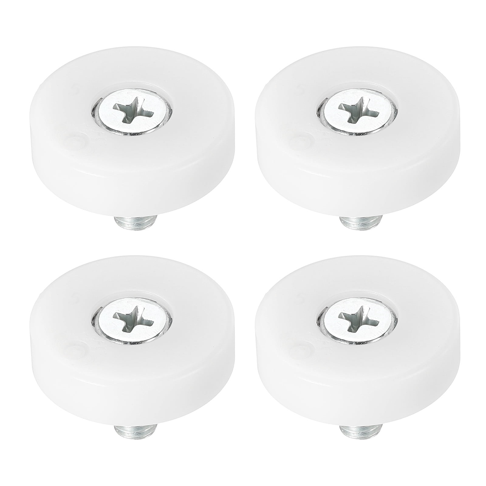 Uxcell 25mm Drawer Rollers, 4 Plastic Drawer Pulley Replacement Wheels ...