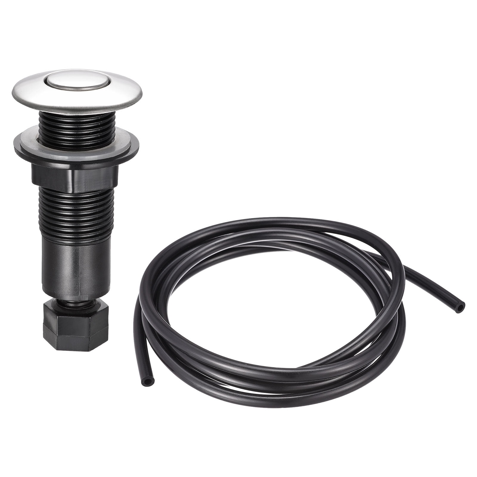 Uxcell 25mm Garbage Disposal Air Switch Button 304 Stainless Steel for ...