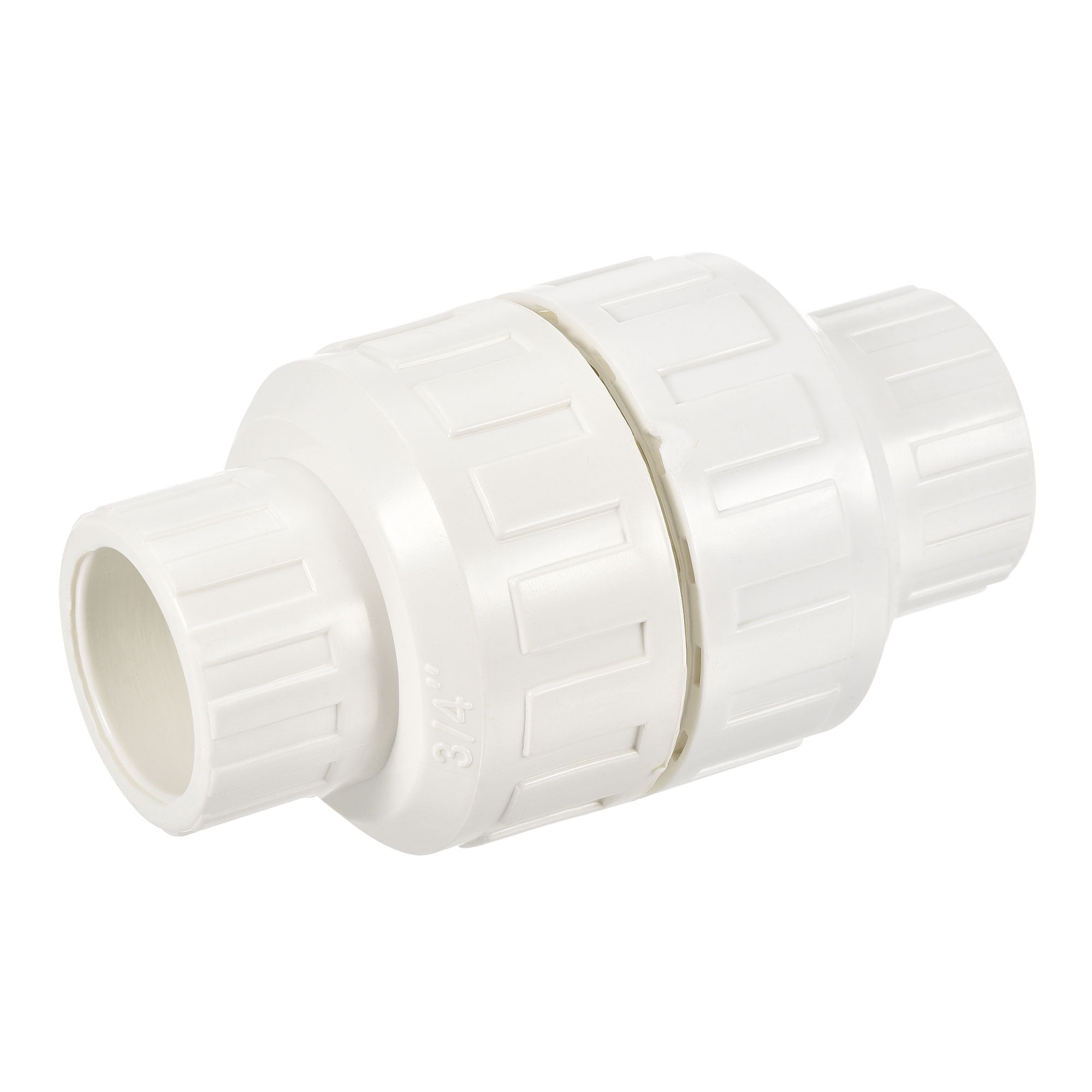 Uxcell 25mm ID Slip End Spring Inline Connector Check Valves White ...