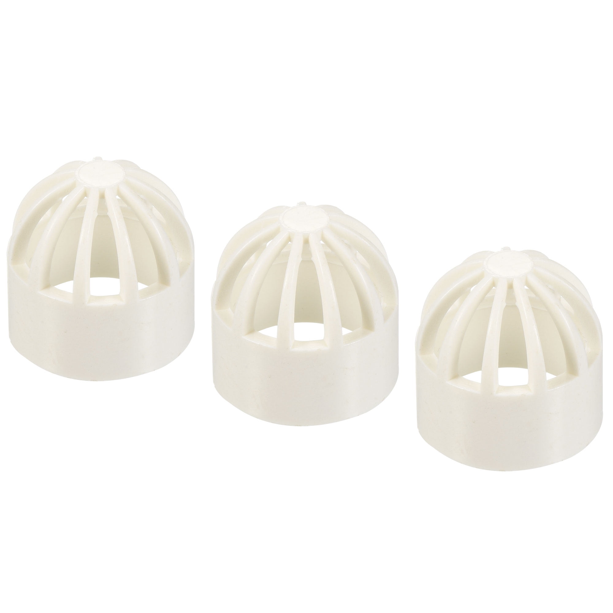 Uxcell 25mm ID Tank Filter Guard Cover Round PVC Intake Strainer White ...