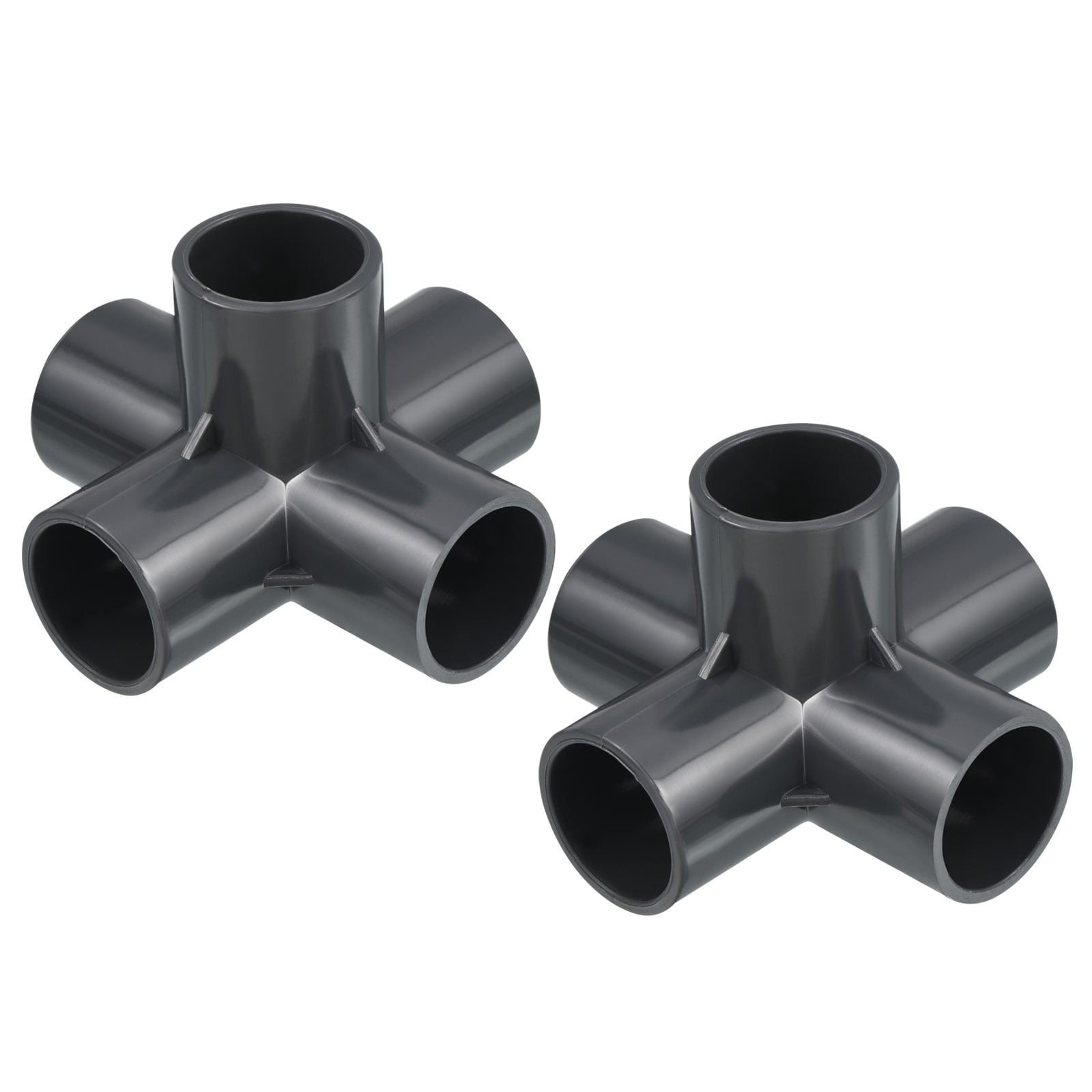 Uxcell 25mm ID UPVC Pipe Fittings 5 Way Elbow Side Outlet Furniture ...